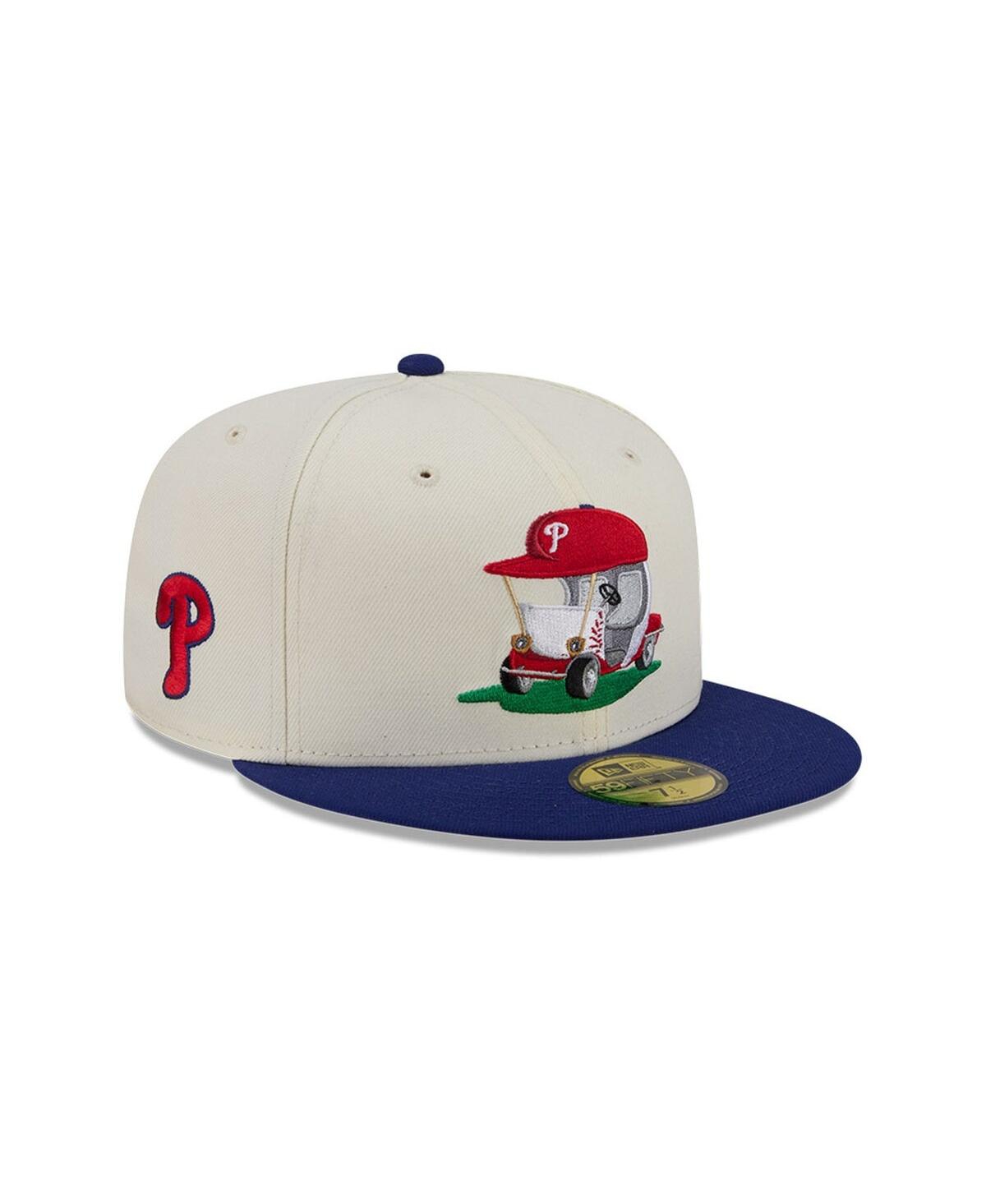 Click here for New Era Mens Cream/Royal Philadelphia Phillies Bul... prices
