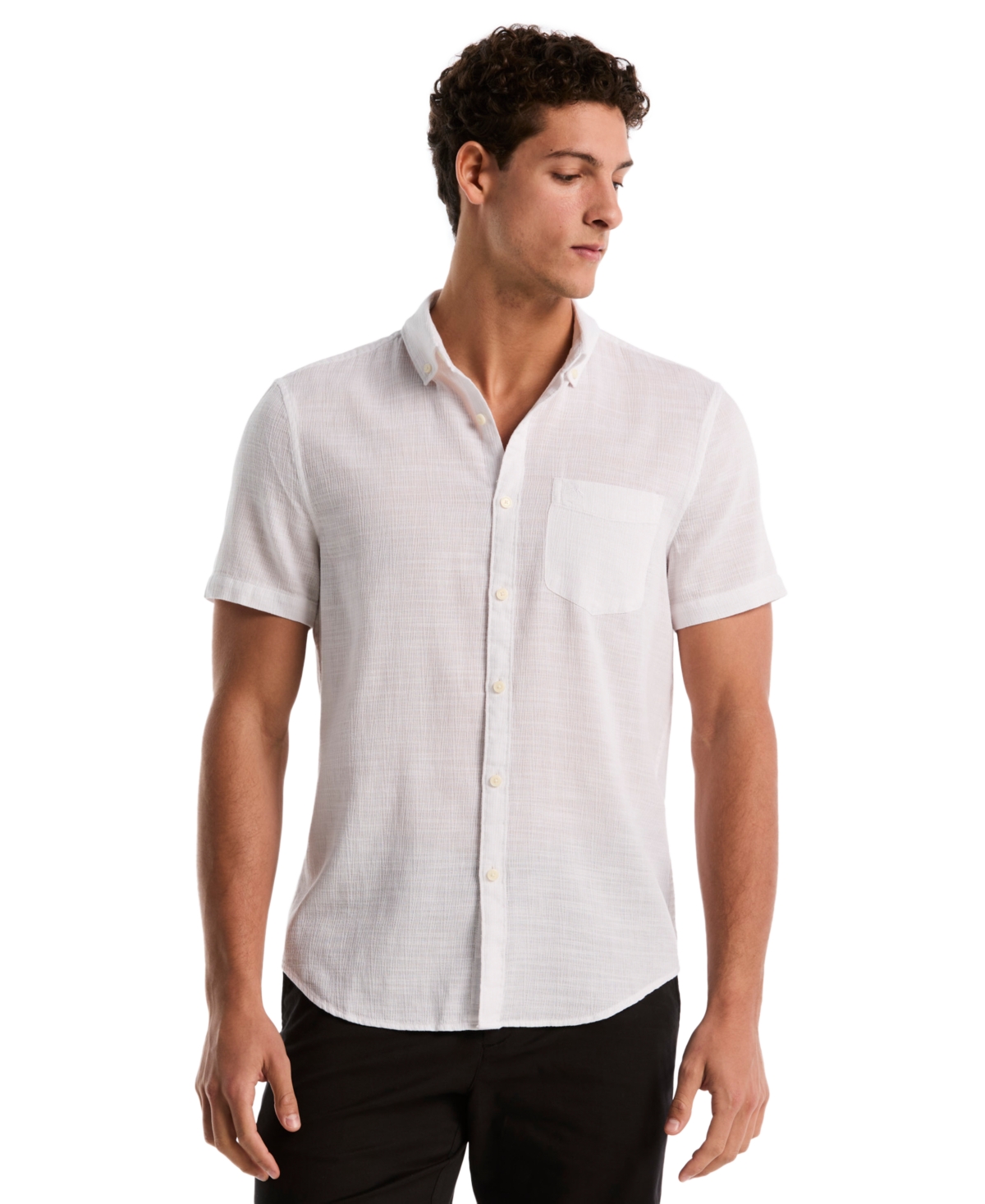 Click here for Original Penguin Mens Slub Dobby Button-Down Shirt... prices