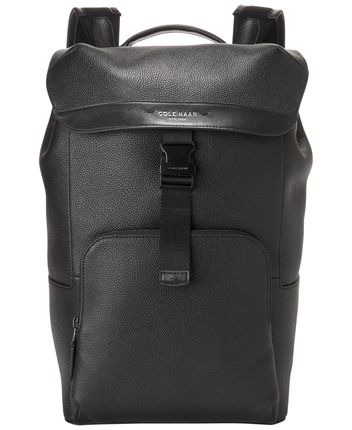 Click here for Cole Haan Mens Damon Flap Laptop Backpack - Black prices