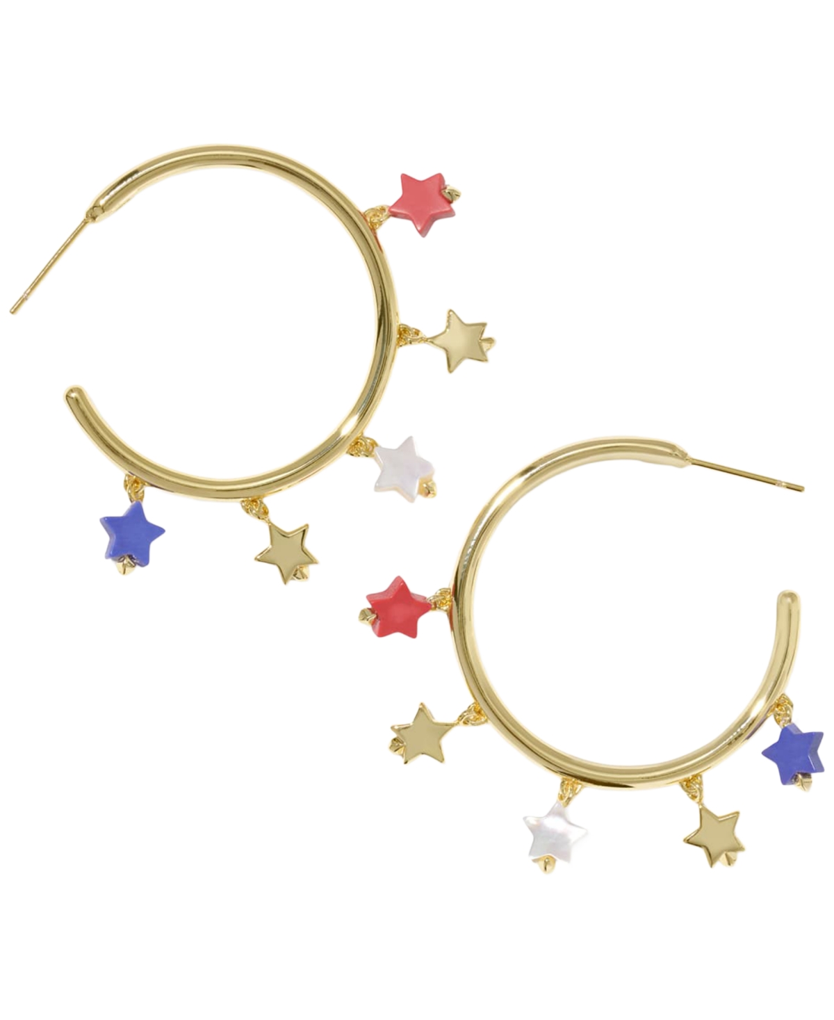 Click here for Kendra Scott 14k Gold-Plated Camila Hoop Earrings... prices