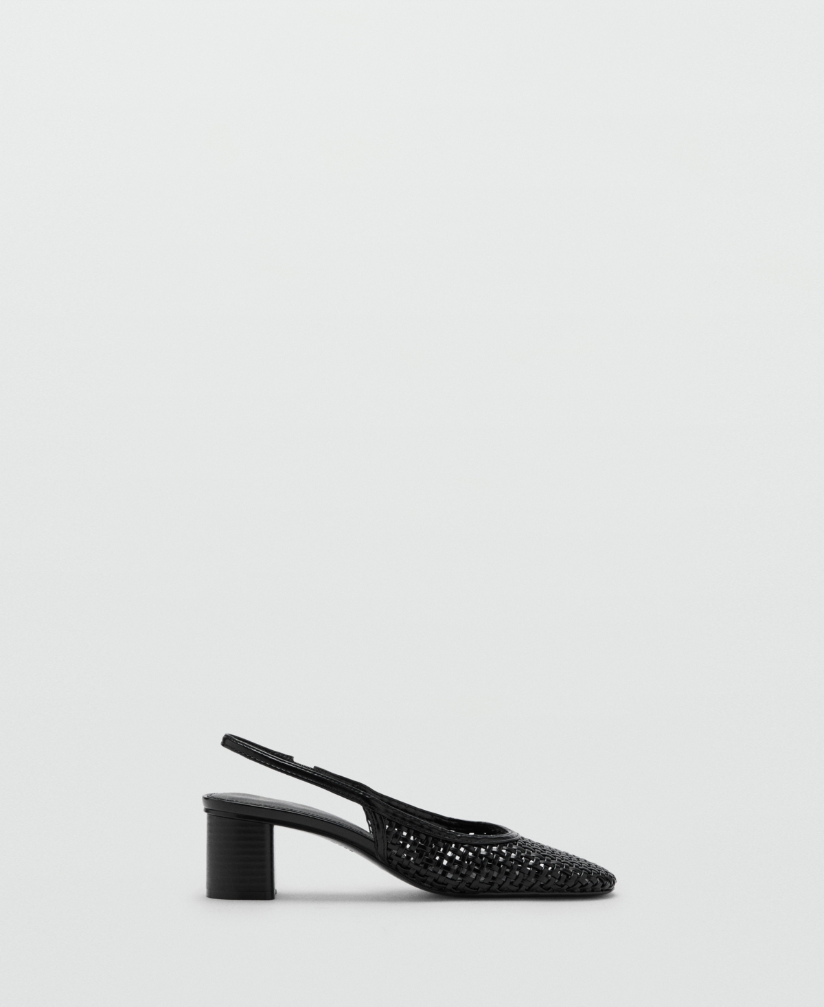 Click here for Mango Womens Braided Heel Shoes - Black prices