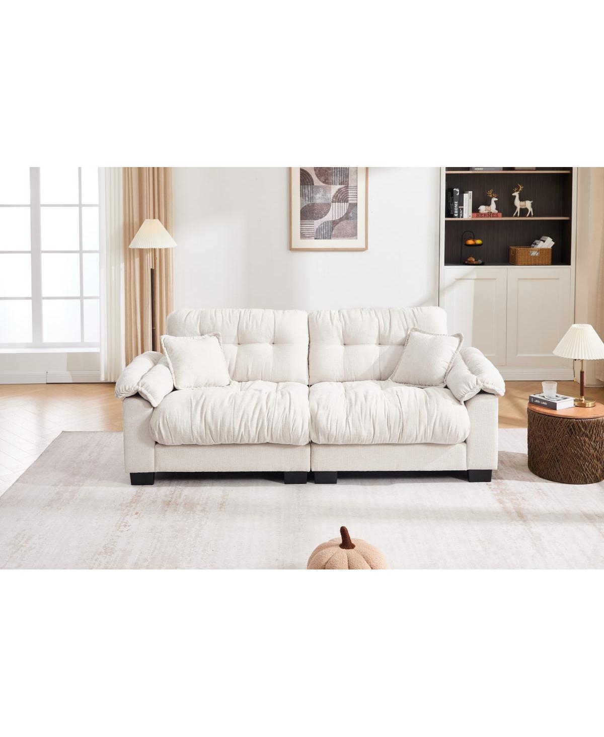 Click here for Streamdale Furniture Casual 3-Seater Chenille Plea... prices