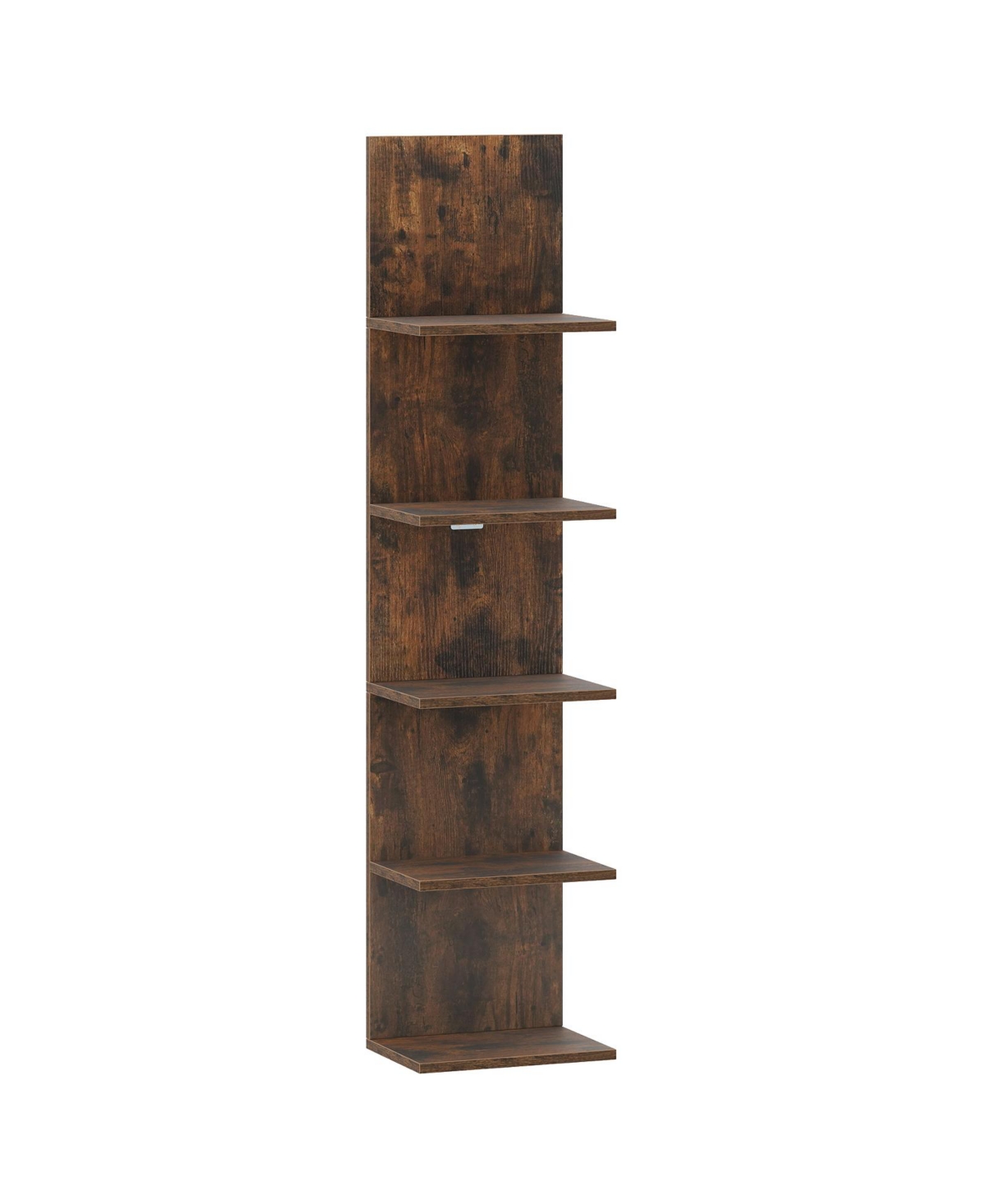Click here for Slickblue 5 Tier Wall Shelf Unit with Wood Grain f... prices