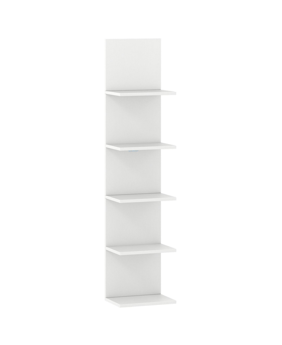 Click here for Slickblue 5 Tier Wall Shelf Unit with Wood Grain f... prices