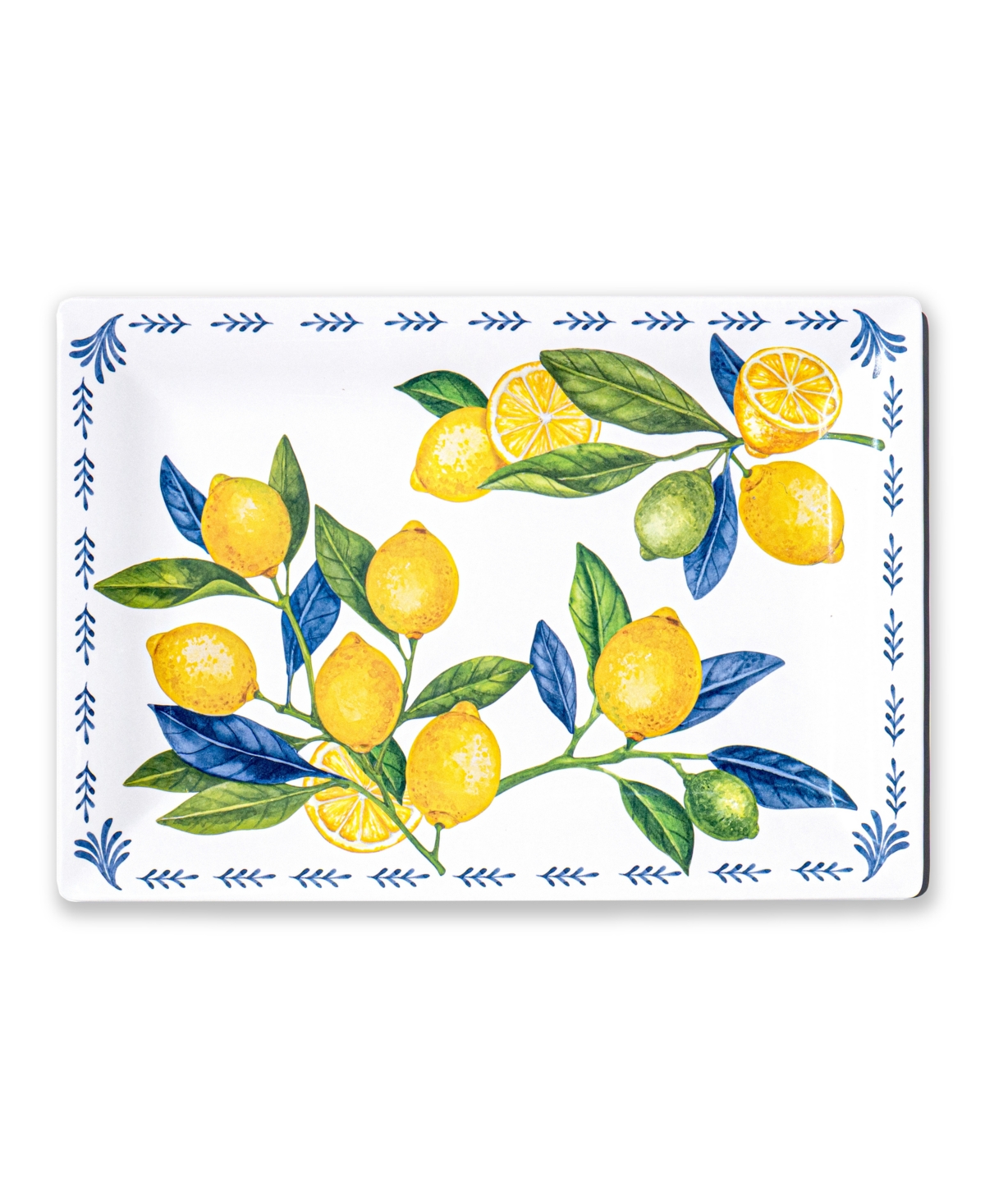 Click here for Abode Homewares Lemon Orchard 14 Melamine Rectangu... prices