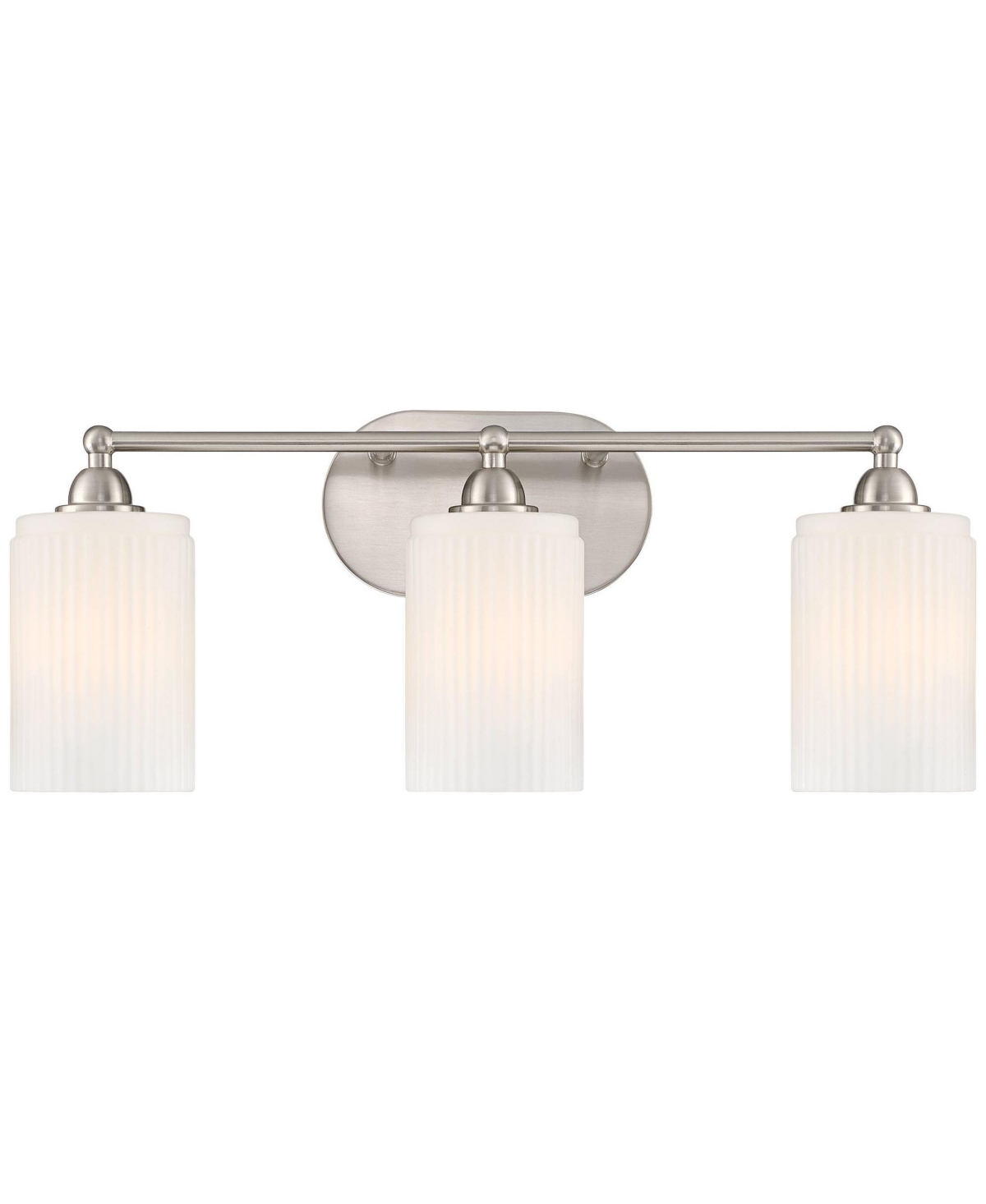 Click here for 360 Lighting David 22 Wide Brushed Nickel and Flut... prices