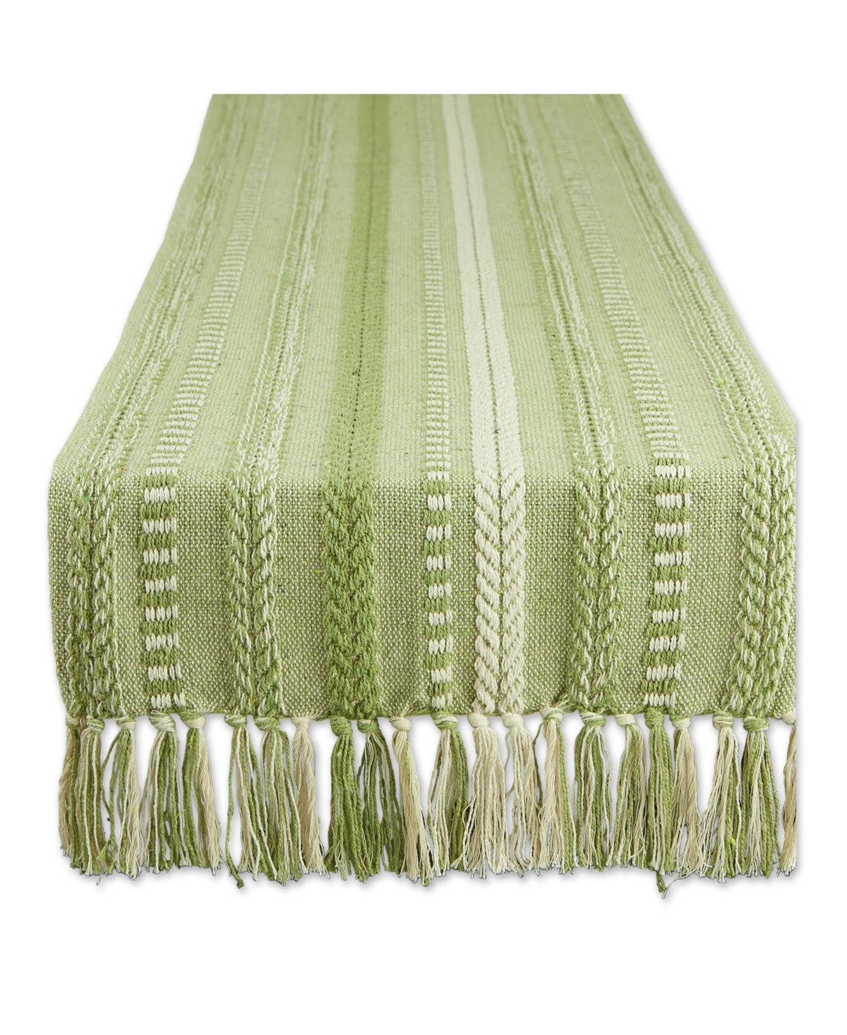 Click here for Design Imports Braided Stripe Textured Table Runne... prices