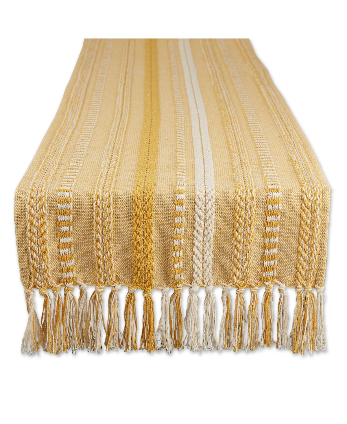 Click here for Design Imports Braided Stripe Textured Table Runne... prices