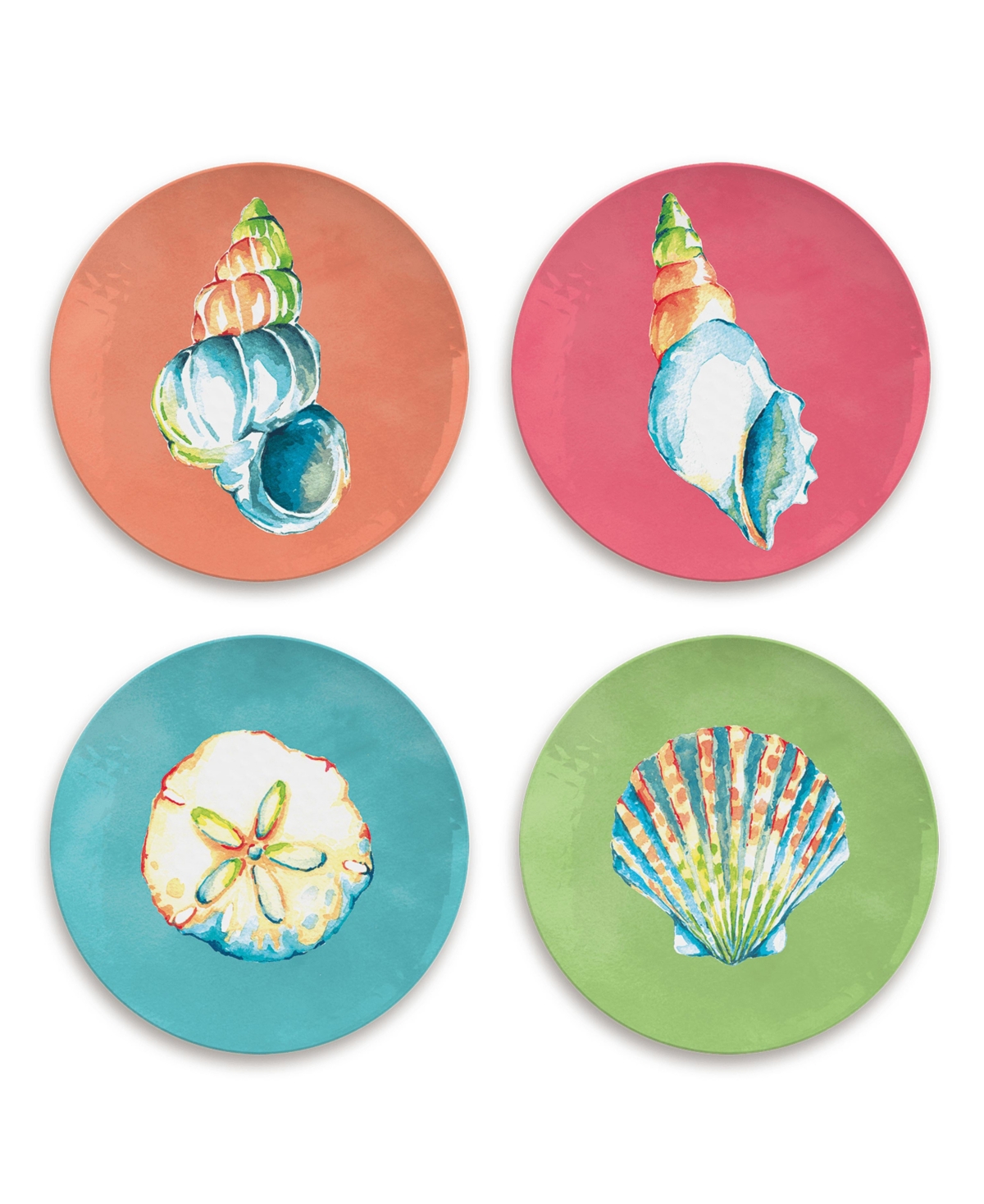 Click here for Abode Homewares Sandbar Melamine Appetizer Plates... prices