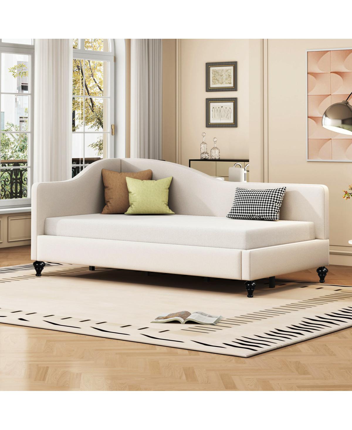 Click here for Streamdale Furniture Linen L-Shaped Daybed with Wo... prices