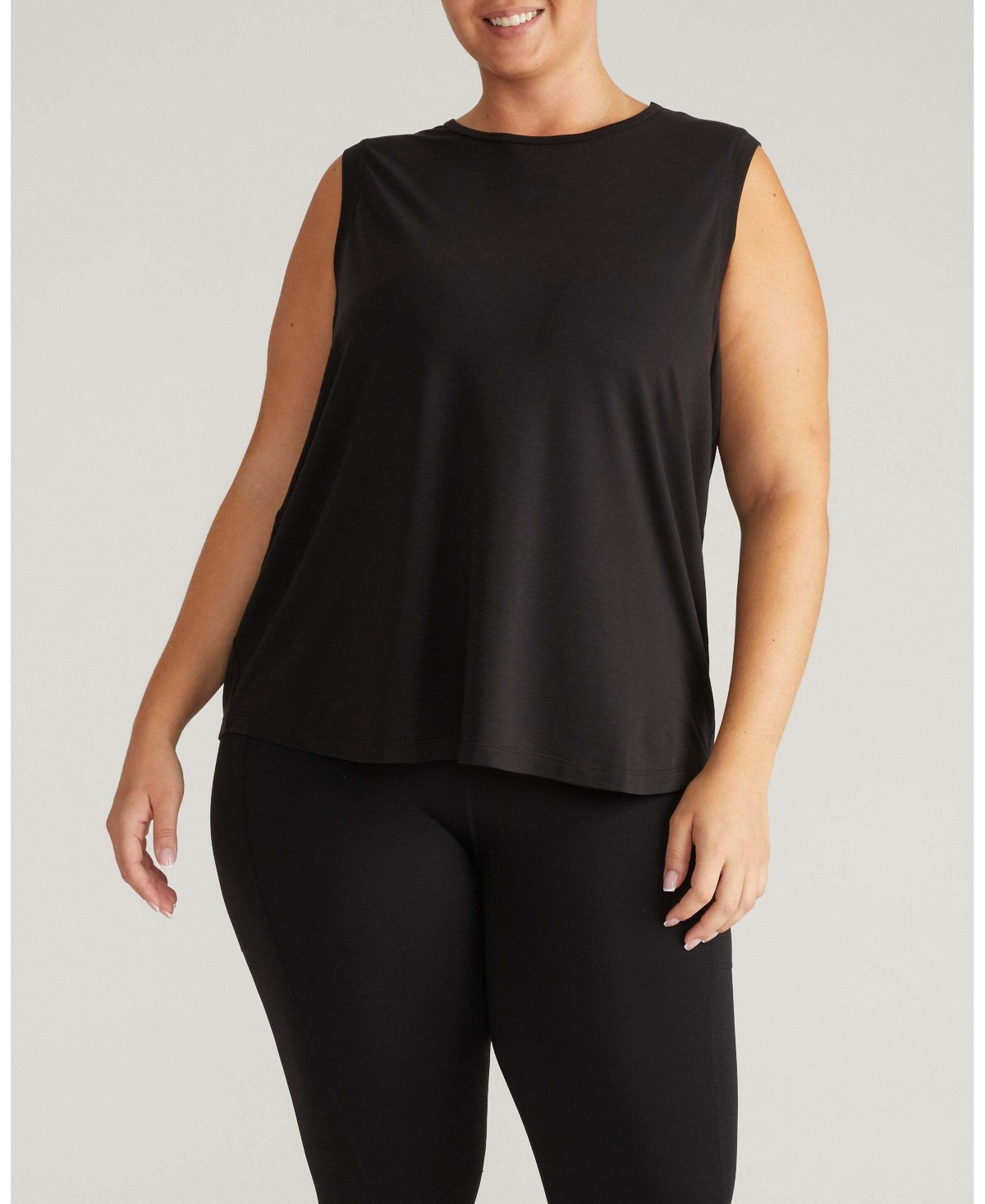 Click here for Universal Standard Plus Size Mia Movement Tank - B... prices