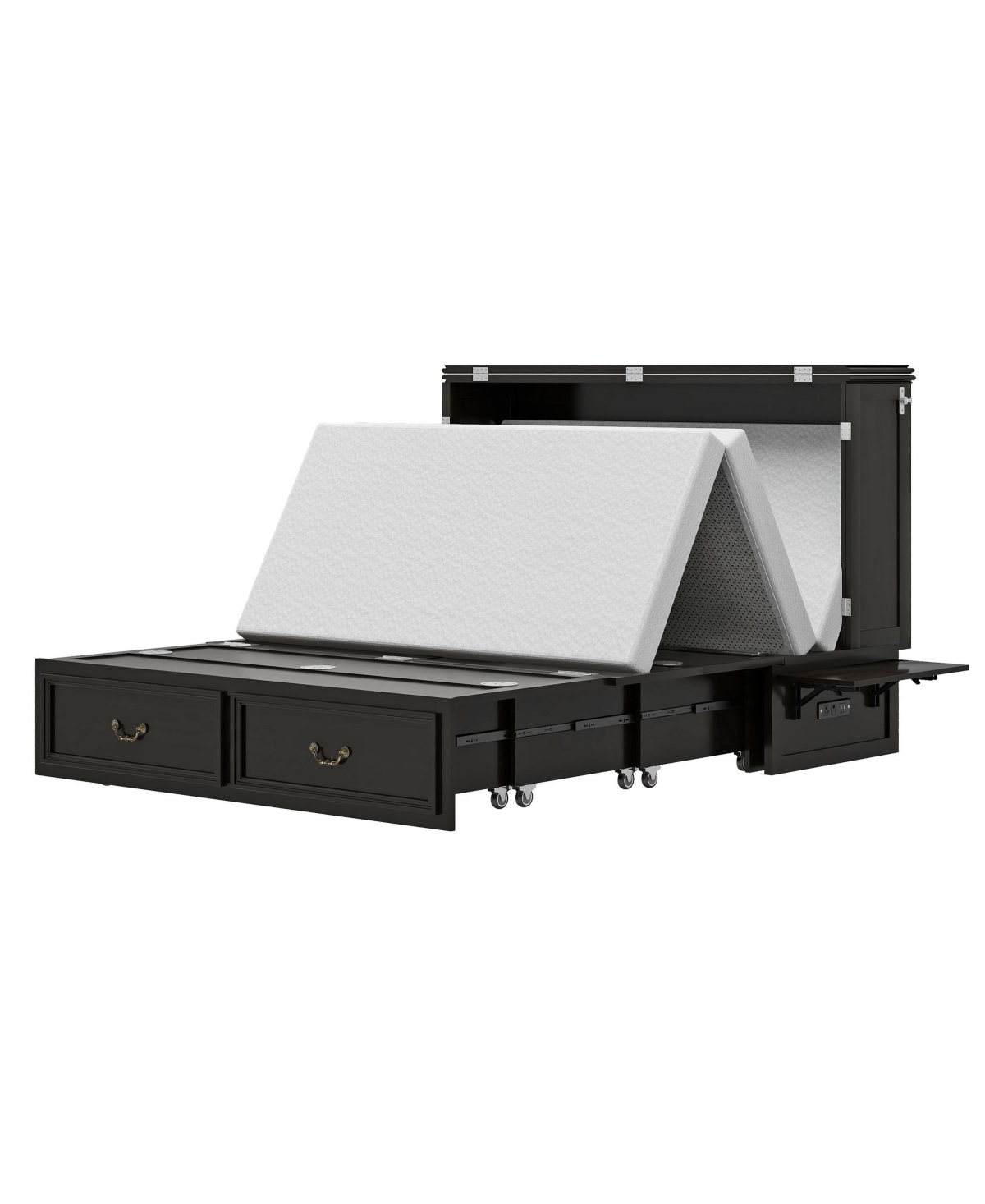 Click here for livelylodge Solid Wood Queen Murphy Bed Cabinet wi... prices