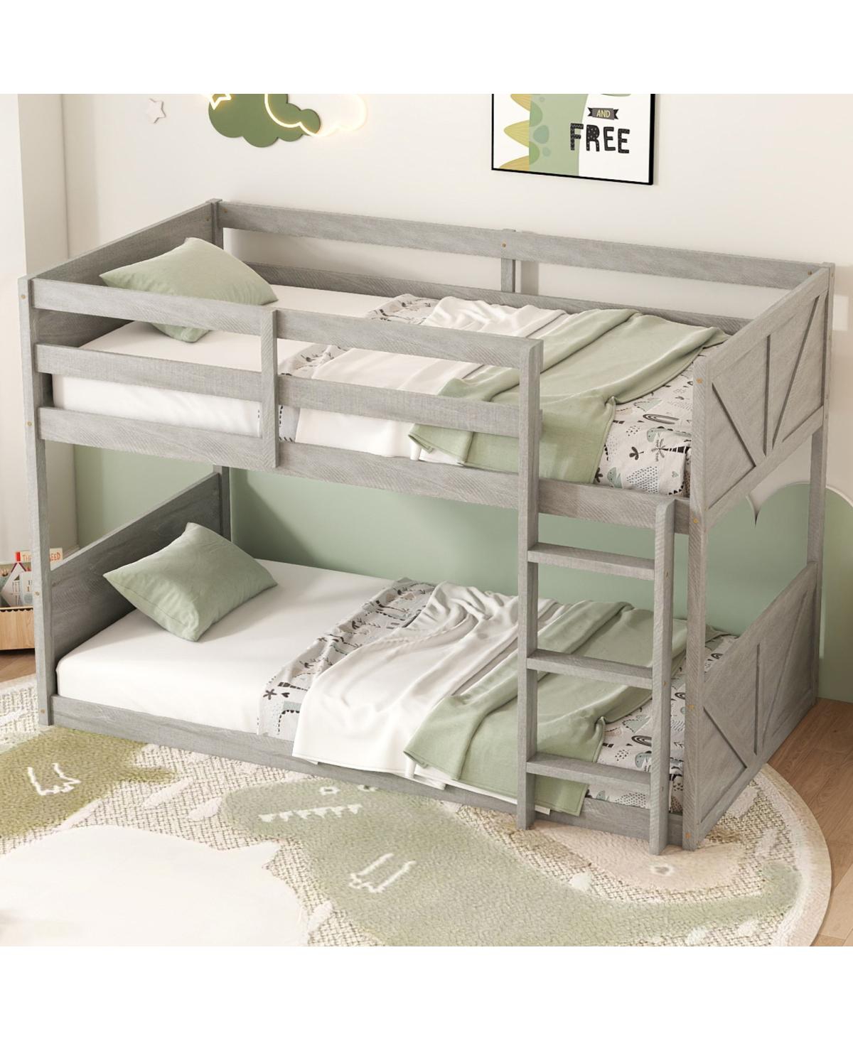 Click here for Streamdale Furniture Floor Bunk Bed w/Ladder  Pane... prices