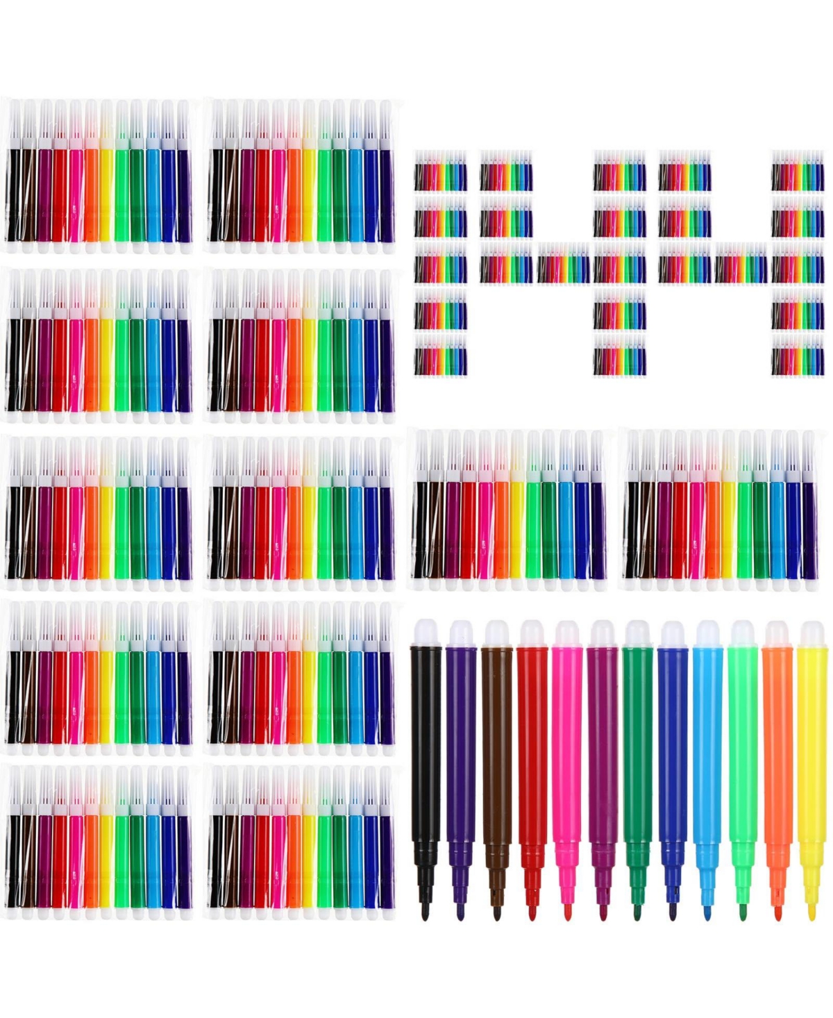 Click here for Gnuadz Mini Markers Bulk Colored Pen Vibrant Porta... prices