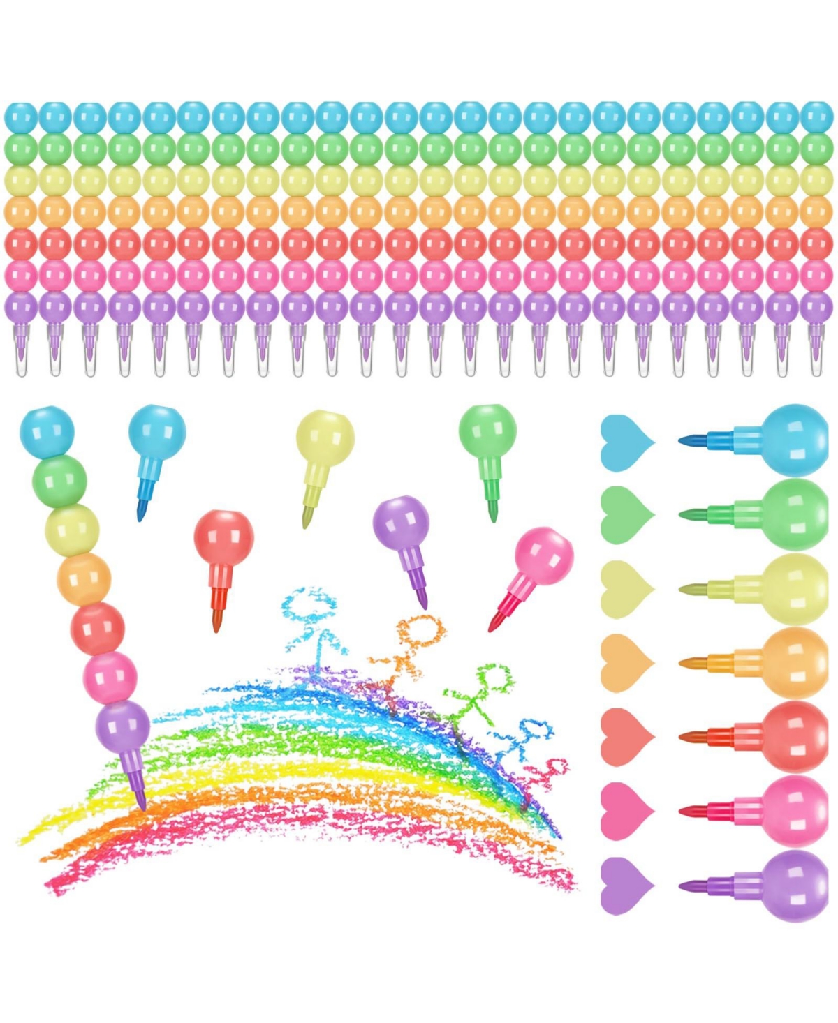 Click here for Gnuadz Stacking Crayons Rainbow Party Favor Diy Pa... prices