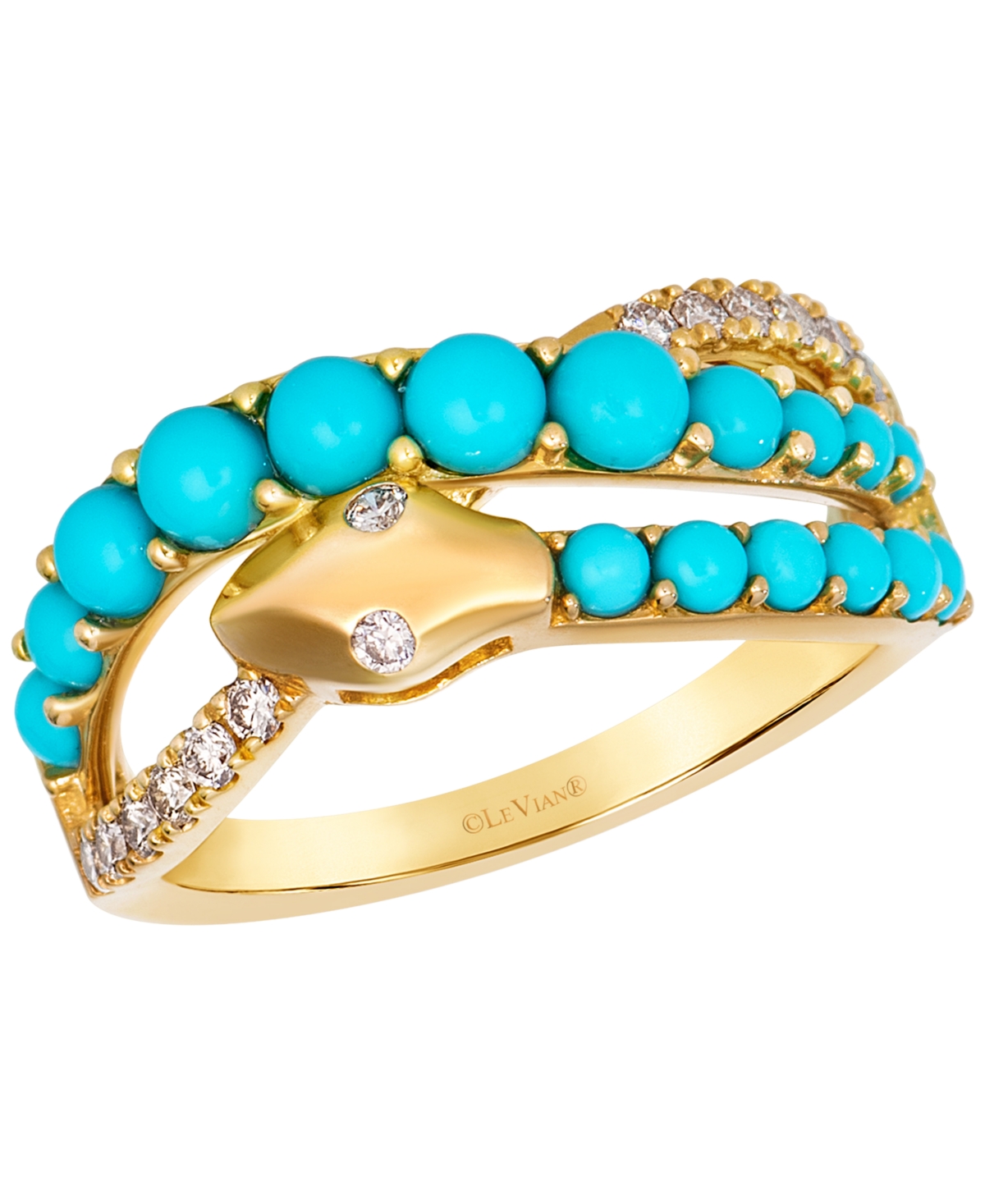 Click here for Le Vian Turquoise (1-1/5 ct. t.w.) & Nude Diamond... prices