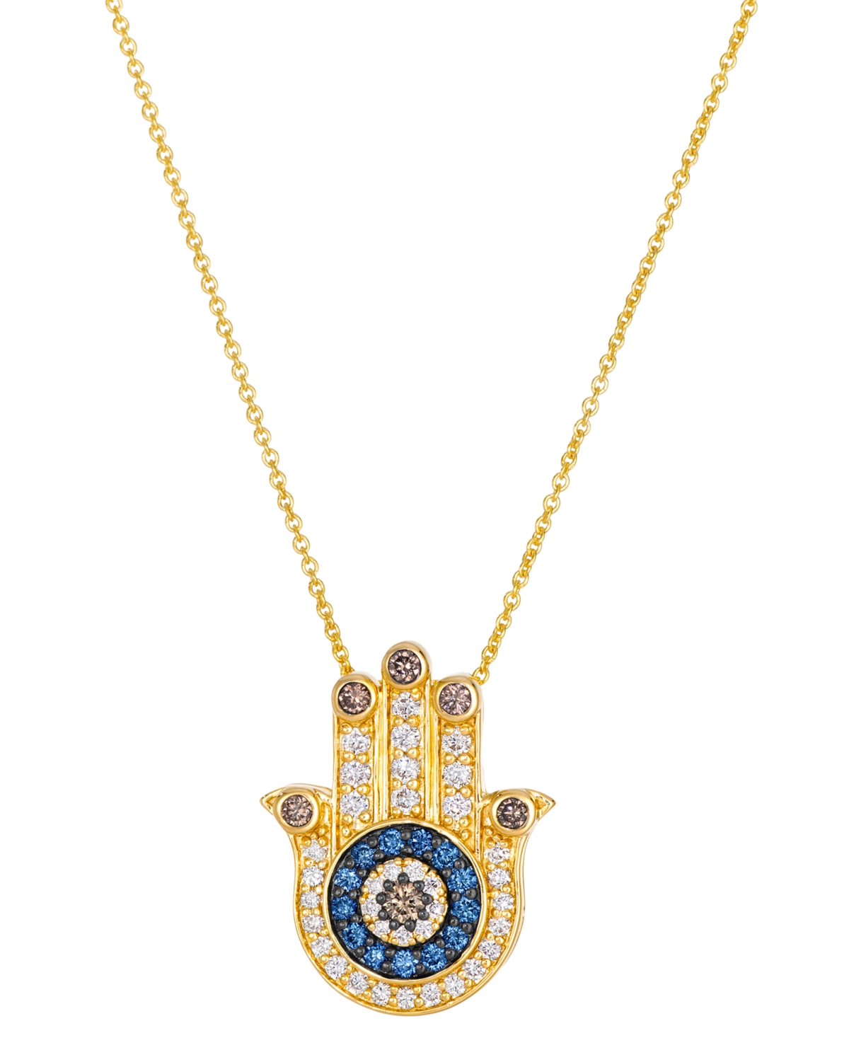 Click here for Le Vian Sapphire (1/6 ct. t.w.) & Diamond (1/2 ct.... prices