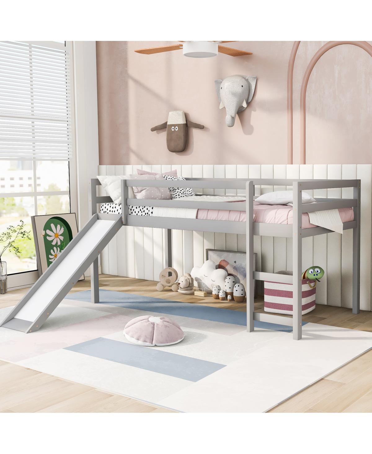 Click here for Streamdale Furniture Loft Bed with Slide  Multifun... prices
