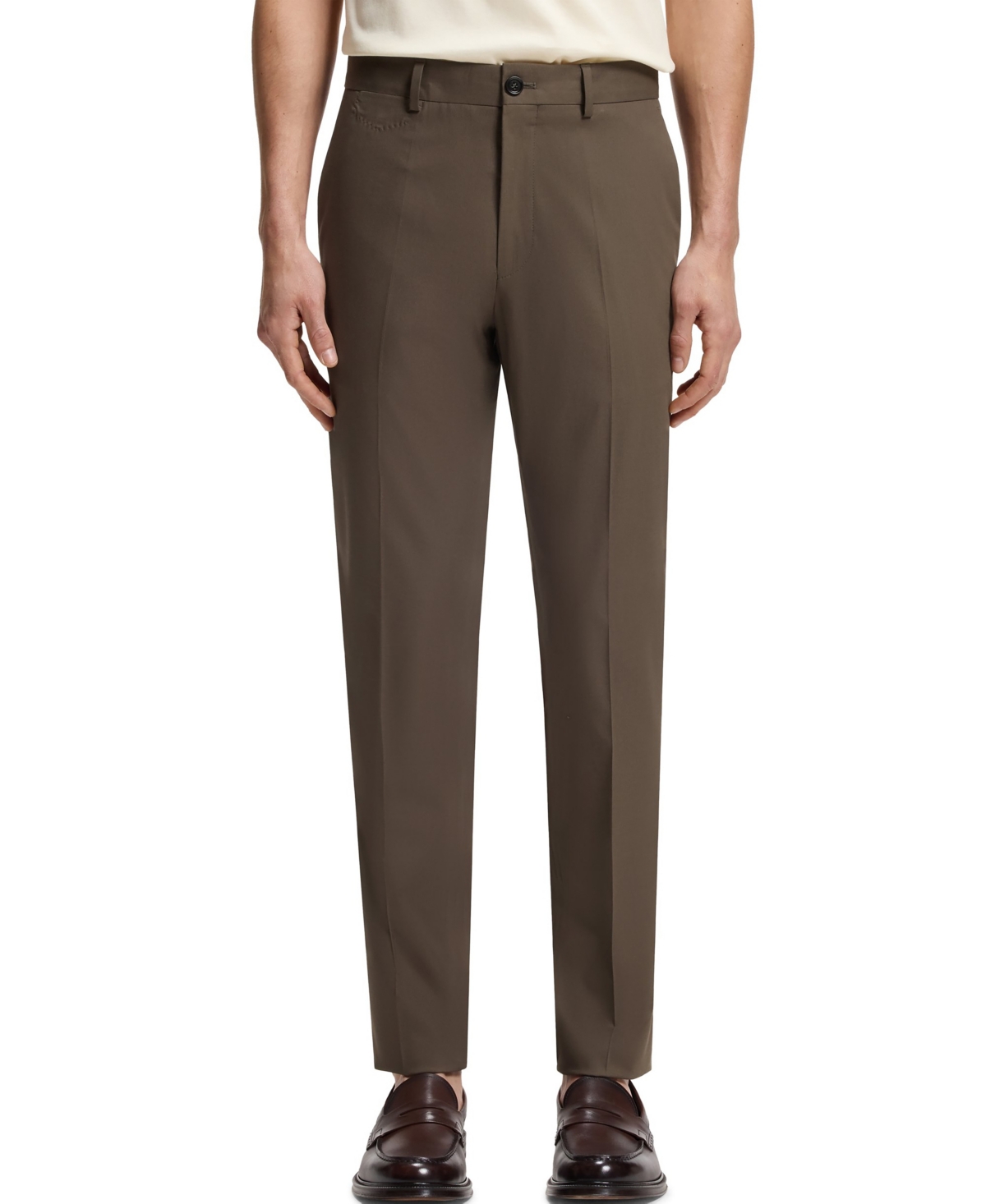 Click here for Boss by Hugo Boss Mens Stretch Cotton-Silk Slim-Fi... prices