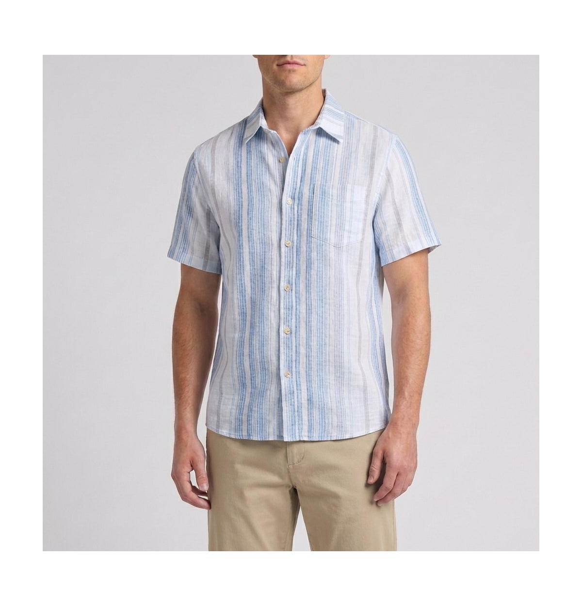 Click here for Surfside Supply Co. Mens Joey Stripe Shirt - White... prices