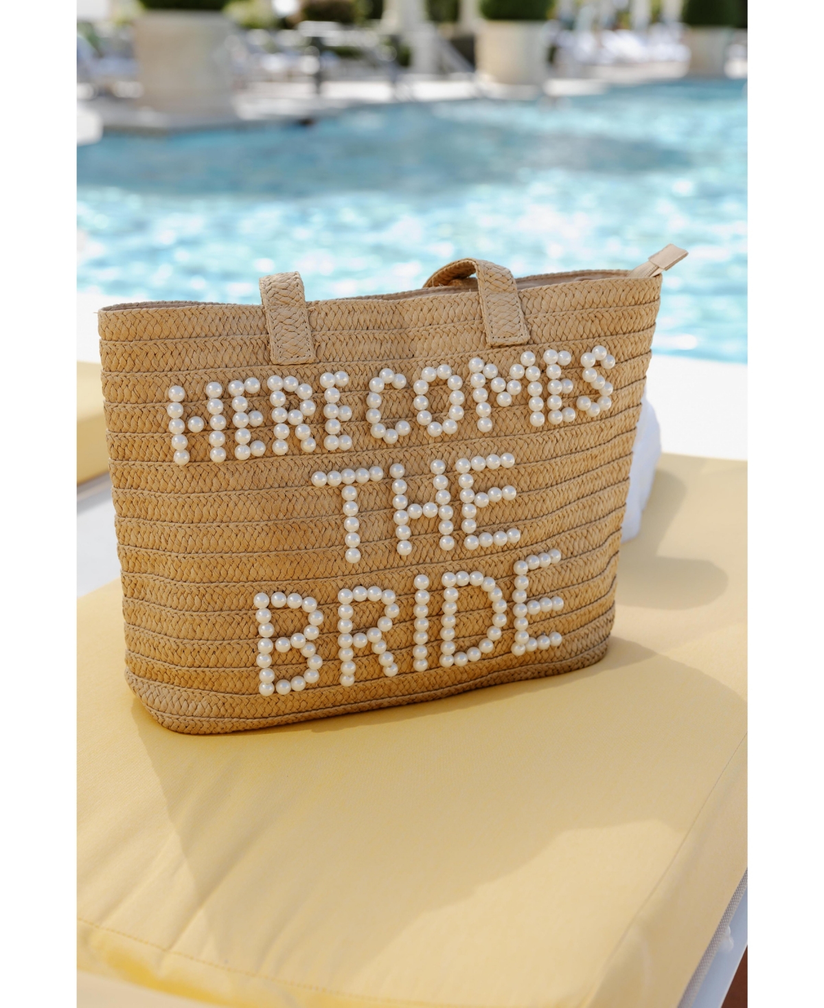Click here for Untamed Petals Here Comes the Bride Pearl Tote - B... prices