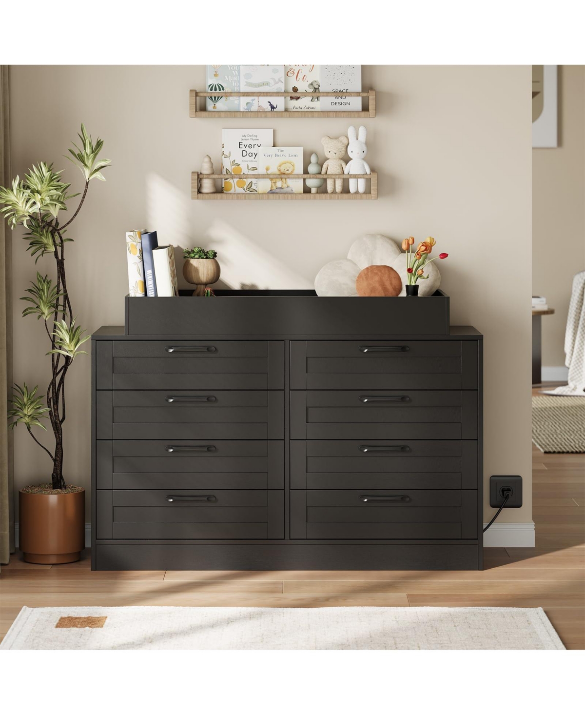 Click here for gaomon Baby Changing Dresser with 8 Drawers  Woode... prices