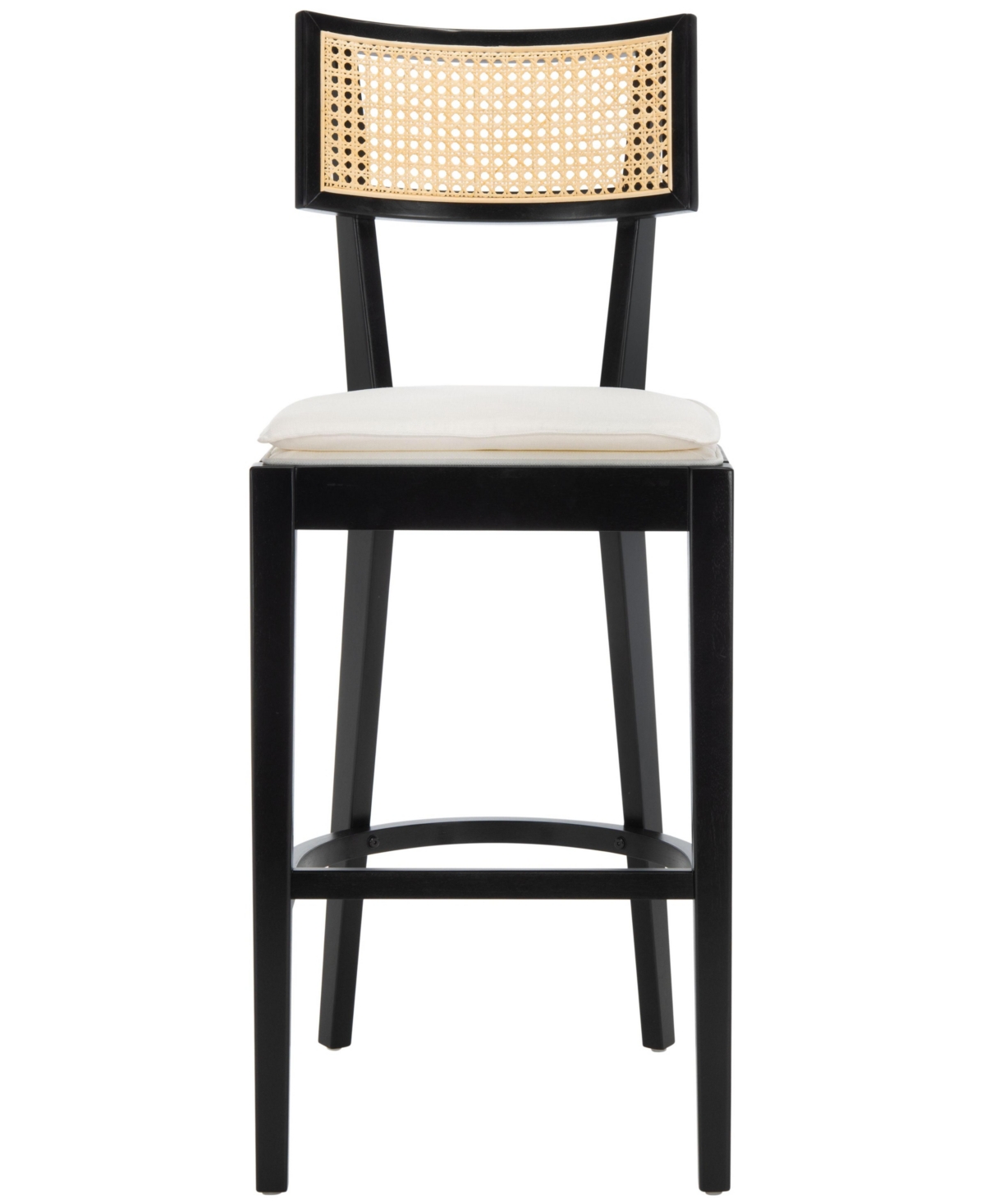 Click here for Safavieh Galway Cane Bar Stool - Black / natural prices