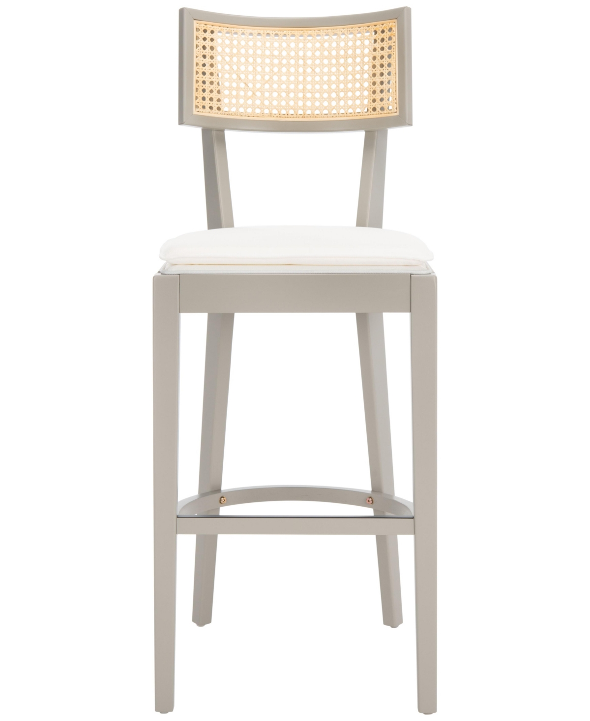 Click here for Safavieh Galway Cane Bar Stool - Grey / natural prices