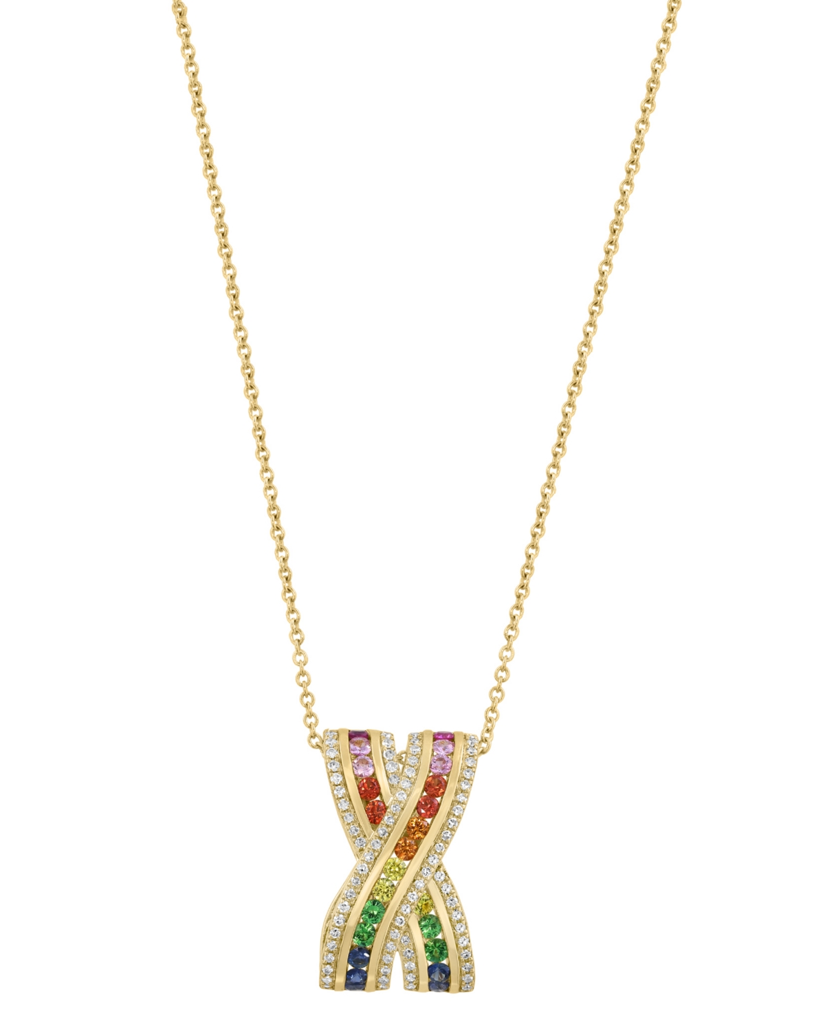 Click here for Effy Collection Multi-Sapphire (5/8 ct. t.w.)  Tsa... prices