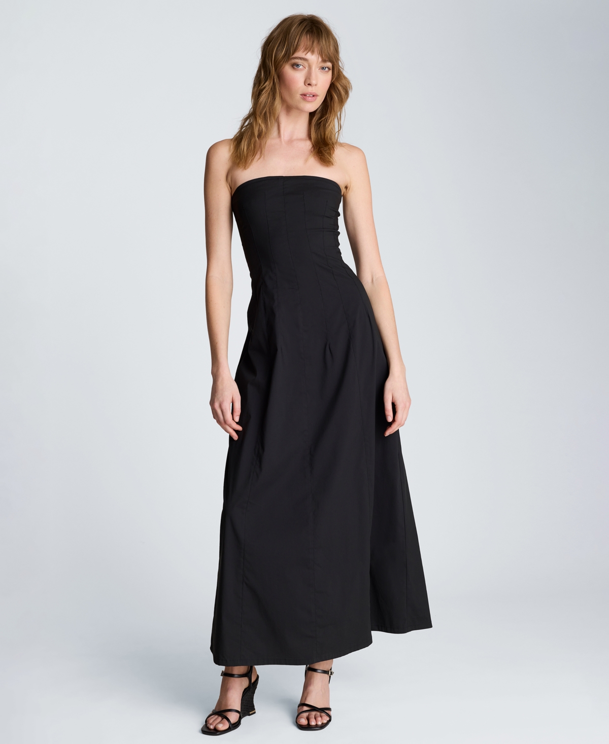 Click here for Kenneth Cole Womens Strapless Maxi Dress - Black prices