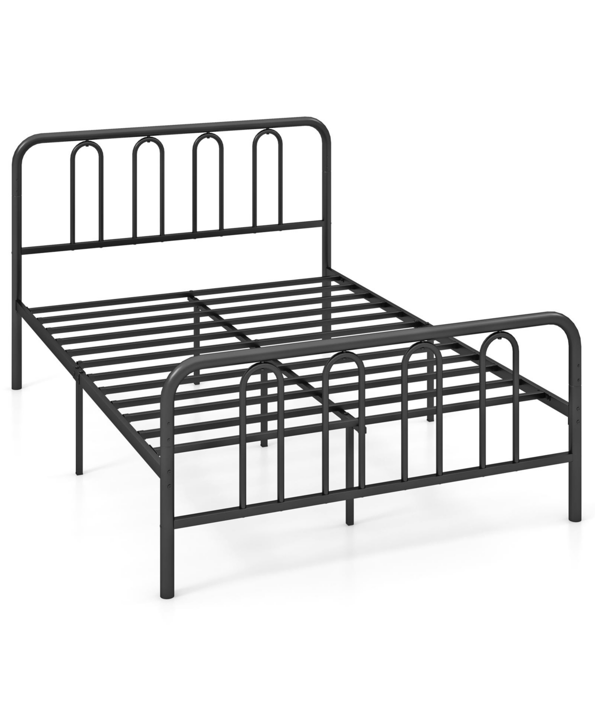 Click here for Gymax Stylish Full Size Metal Bed Frame Platform B... prices