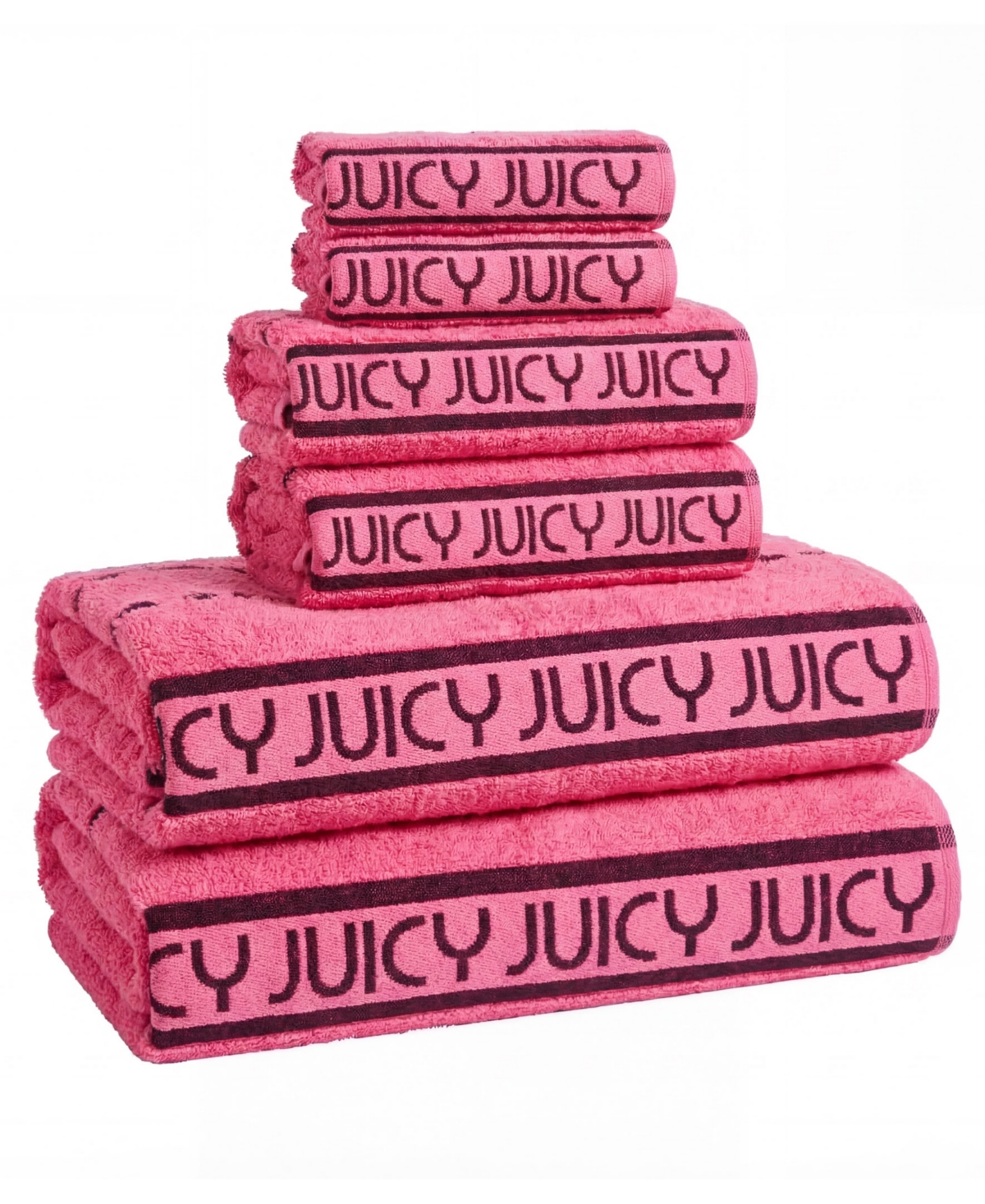Click here for Juicy Couture Stripe Cotton 6-Pc. Bath Towel Set -... prices