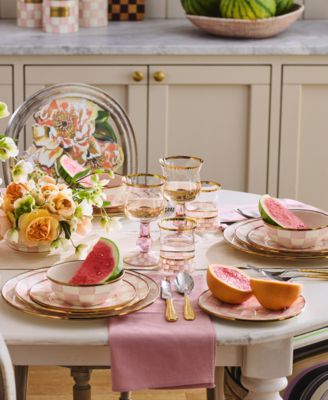 Click here for Mackenzie Childs Rosy Check Collection prices