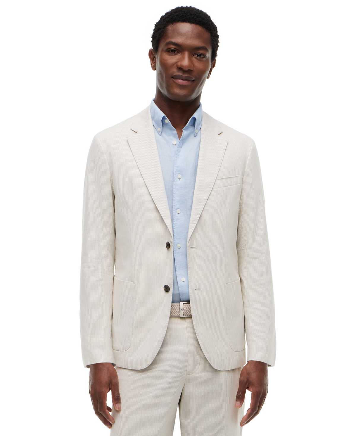 Click here for Tommy Hilfiger Mens Dobby Texture Blazer - Sandalw... prices
