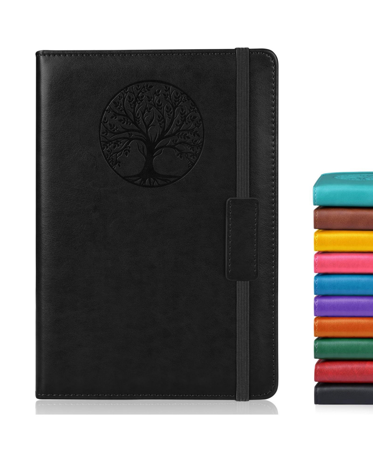Click here for Gnuadz Lined Journal Notebook Hardcover Leather Ru... prices