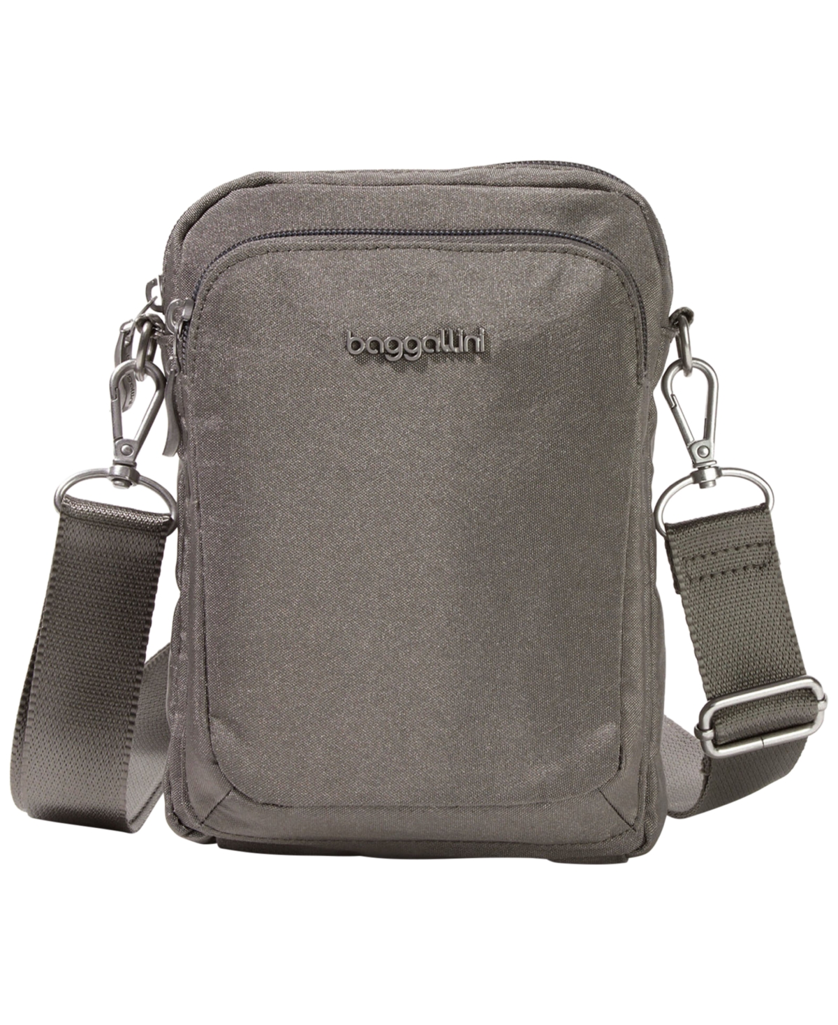 Click here for Baggallini Explorer Mini Crossbody Handbag - Sterl... prices