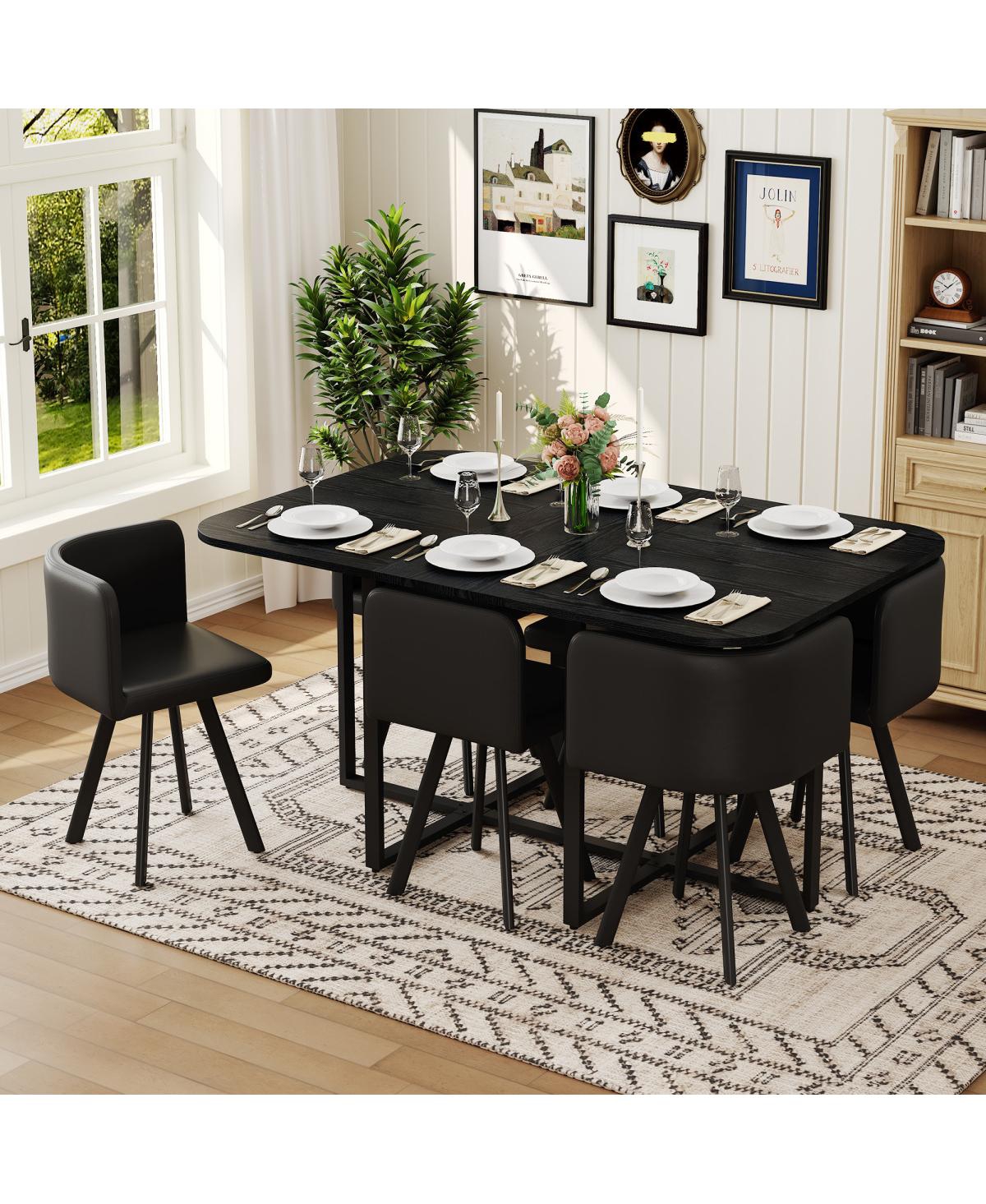 Click here for Streamdale Furniture 6-Piece Wood Grain Dining Set... prices