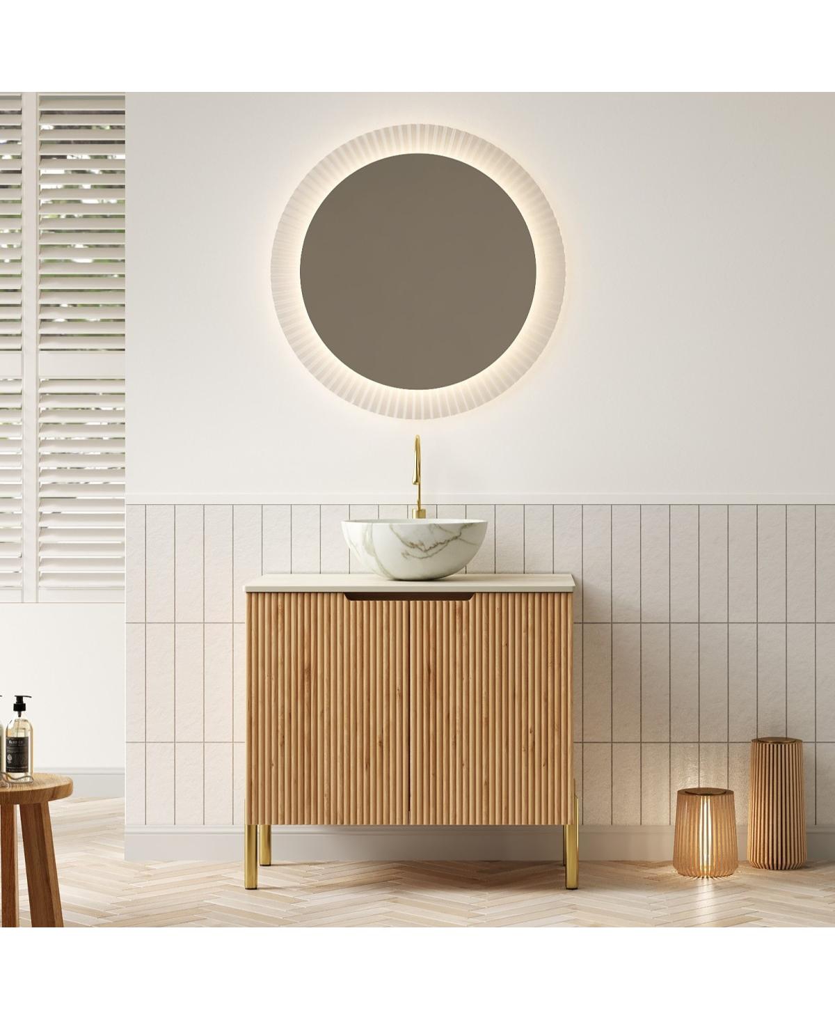 Click here for Sillysis 30 Inch Modern Bathroom Vanity with Ceram... prices