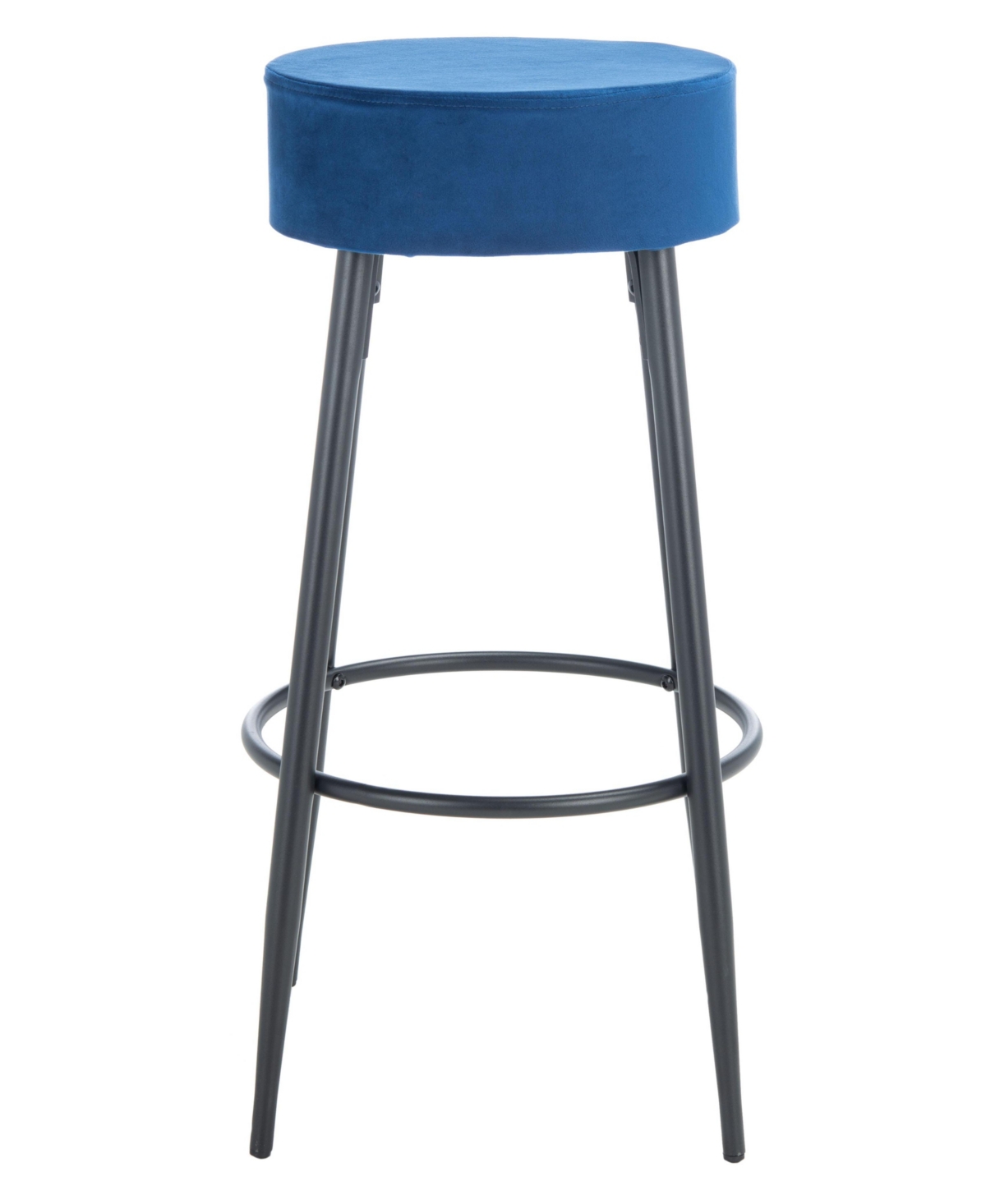 Click here for Safavieh Bohden Round Bar Stool - Navy / black prices
