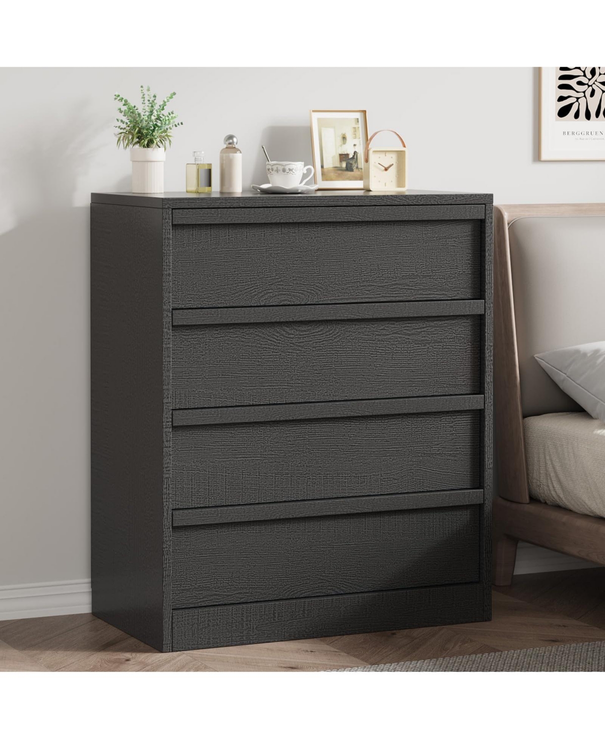 Click here for homfan 3 Drawer Dresser for Bedroom  Nightstand 3... prices
