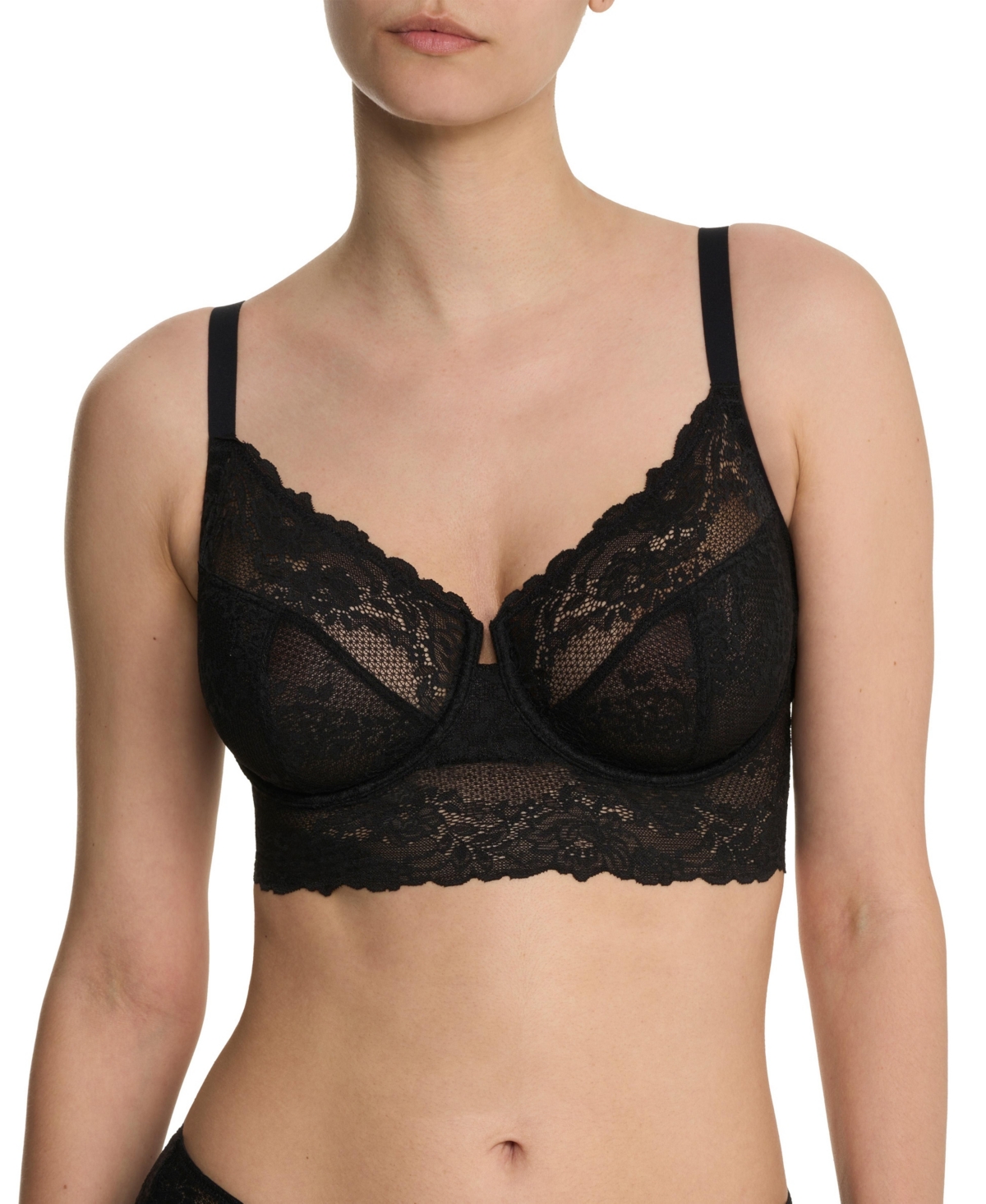 Click here for Natori Womens Pretty Smooth Lacey T-Shirt Bra - Bl... prices