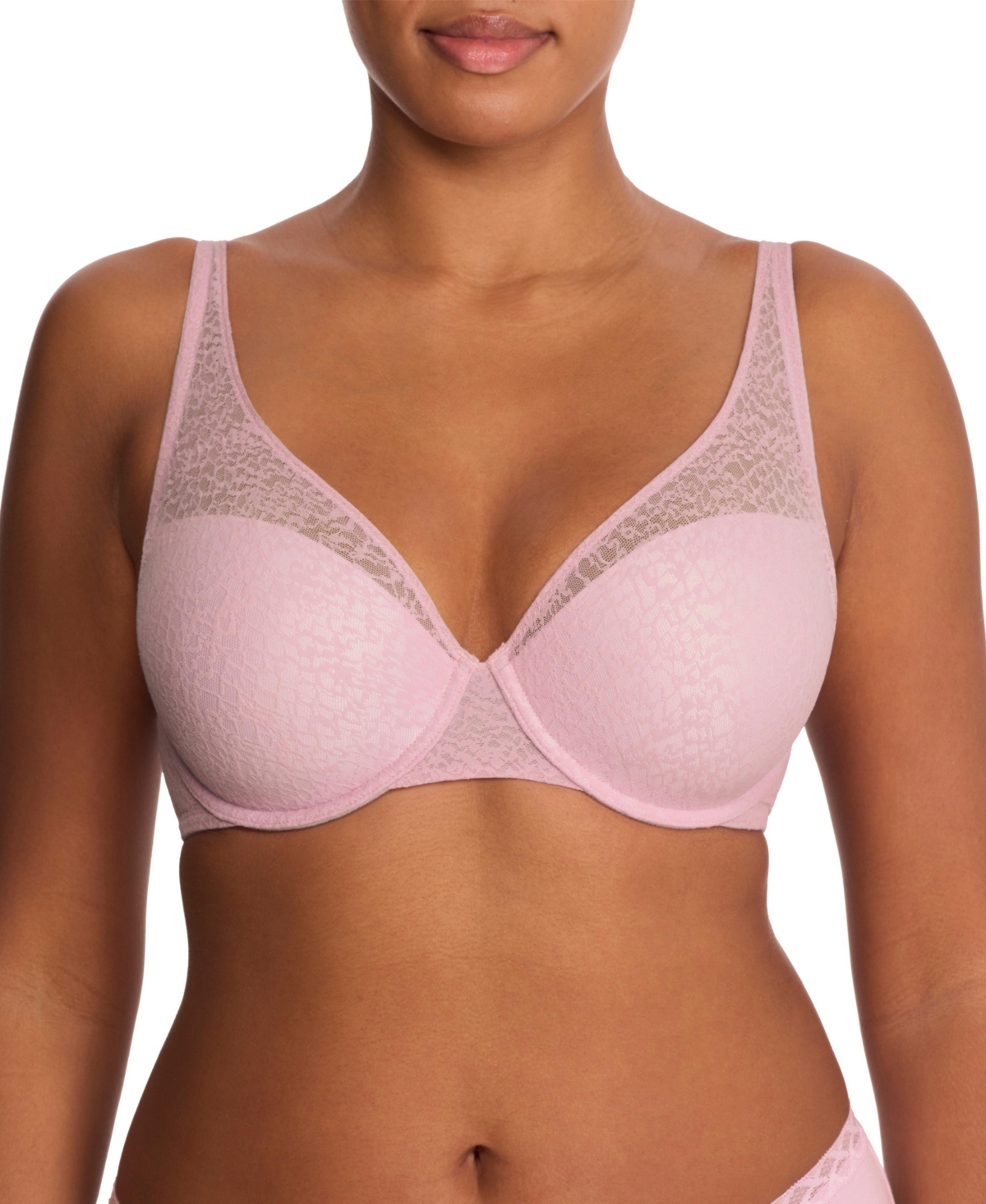 Click here for Natori Womens Pretty Smooth Lacey T-Shirt Bra - Pi... prices