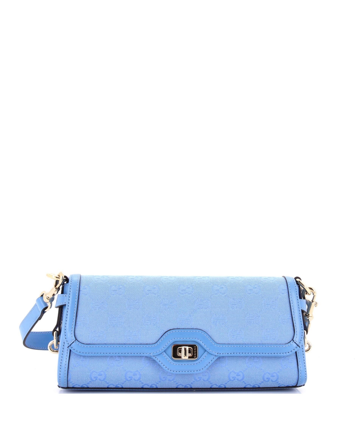 Click here for Pre-Owned Gucci Small Luce Shoulder Bag Canvas - B... prices
