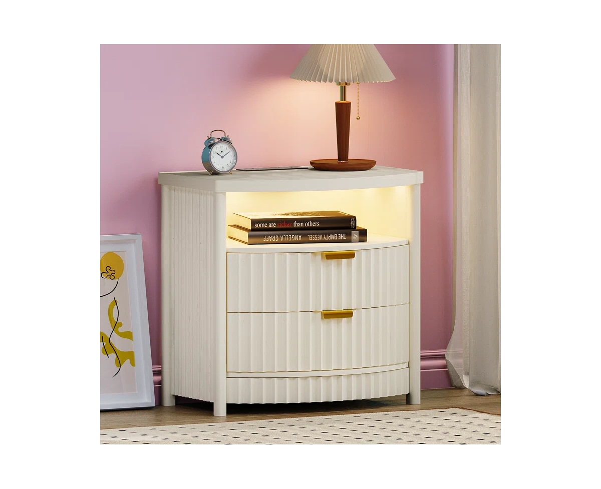 Click here for Vlsrka Modern Nightstand With Human Sensor Light... prices