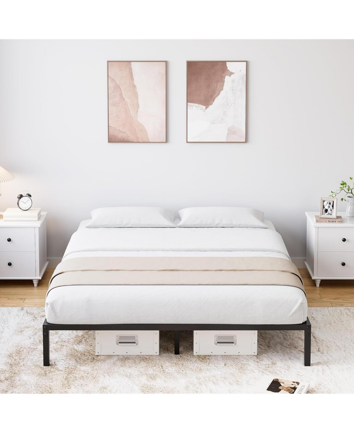 Click here for gaomon 10 Bed Frame  Heavy Duty Platform Bed with... prices