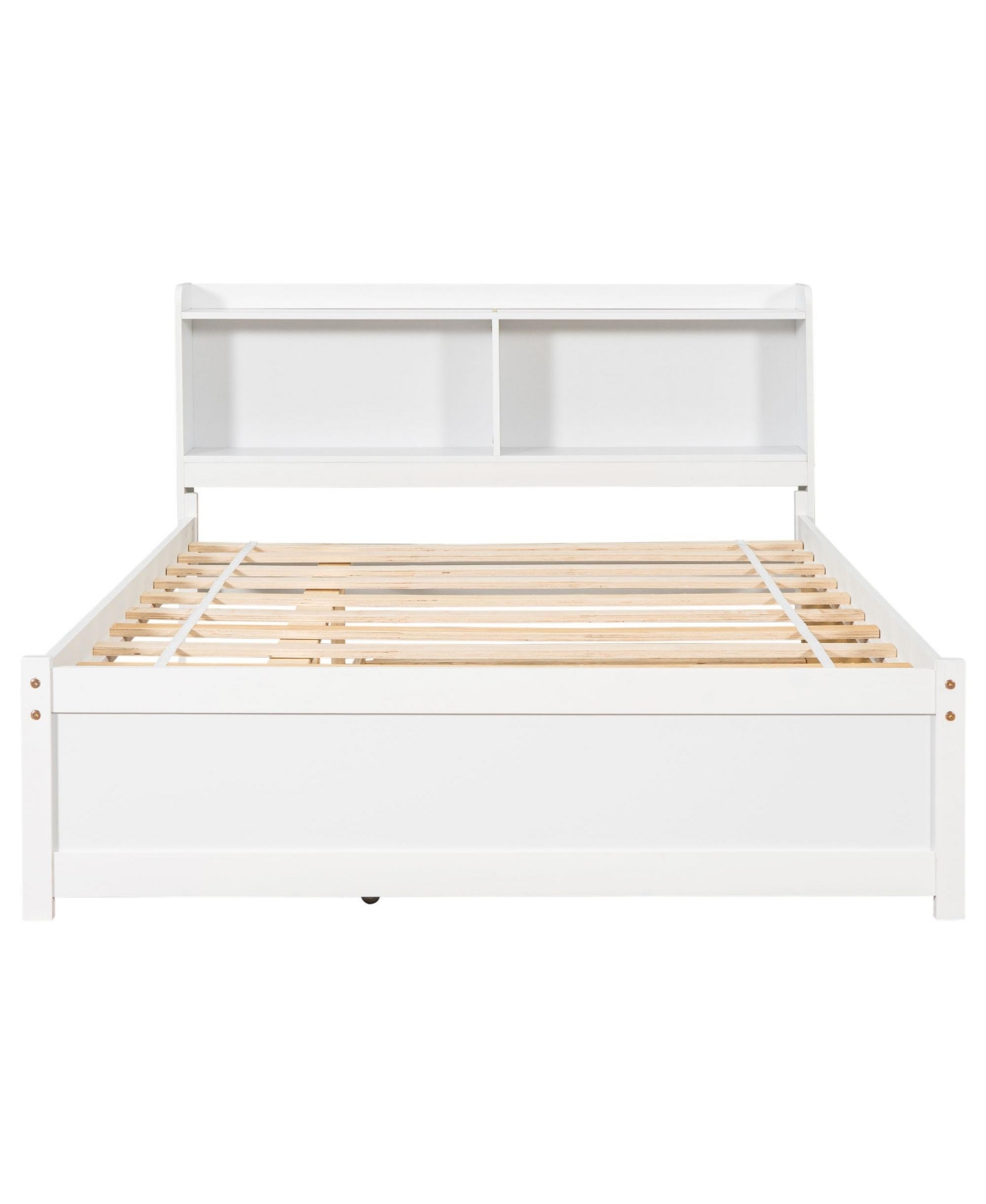 Click here for Clihome Bed with Trundle and Bookcase Headboard -... prices