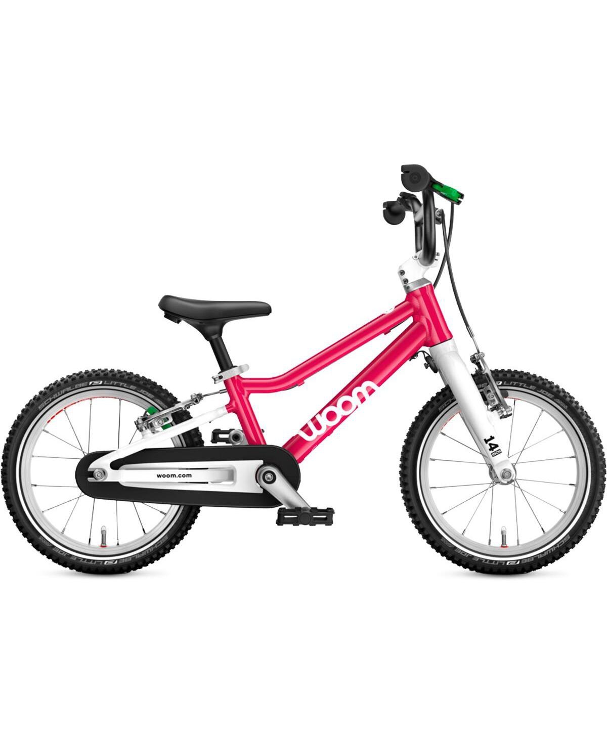 Click here for Woom Kids Go 2 14in Bike - Hot pink prices