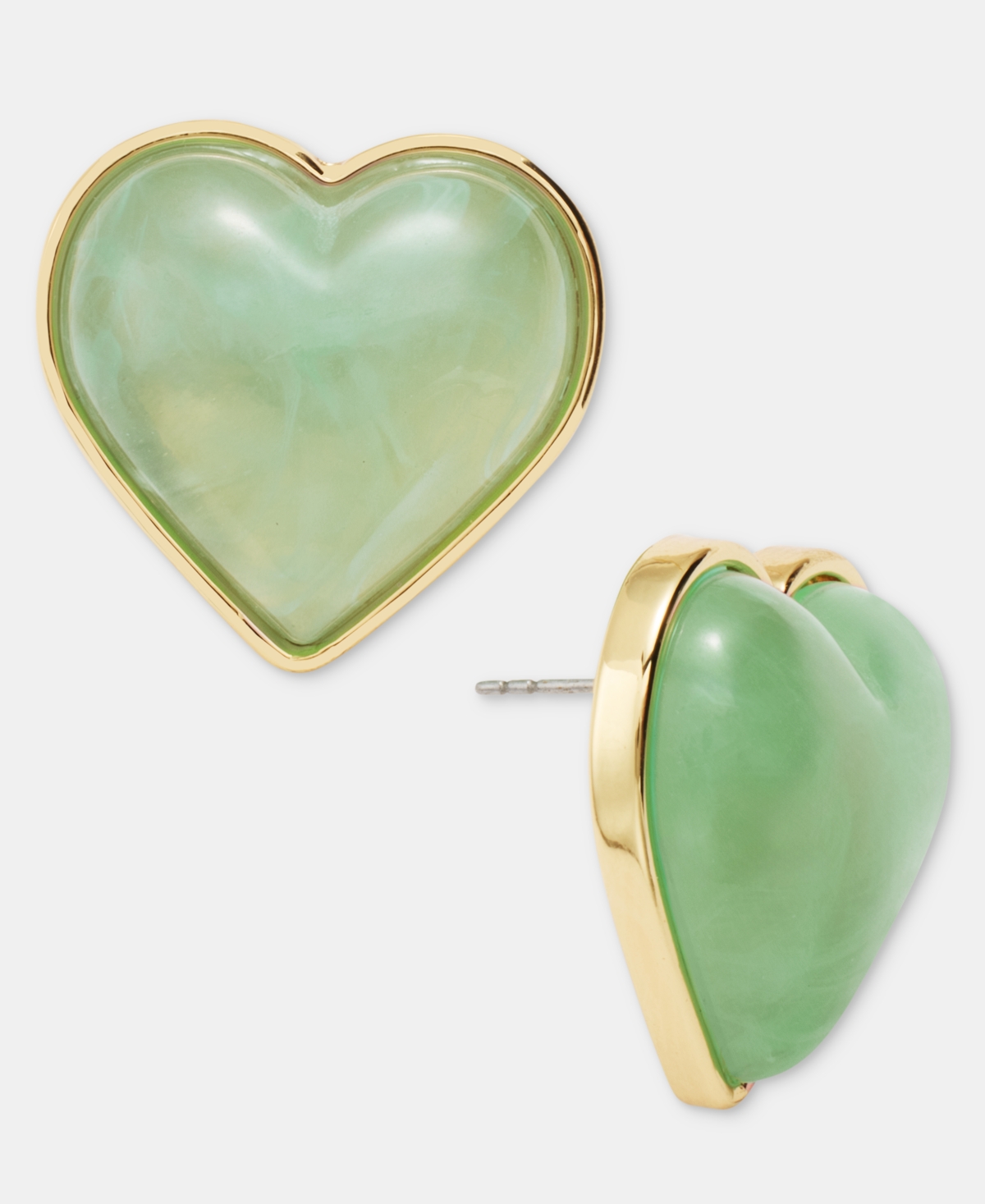 Click here for On 34th Heart Button Earrings  Macys Exclusive - G... prices