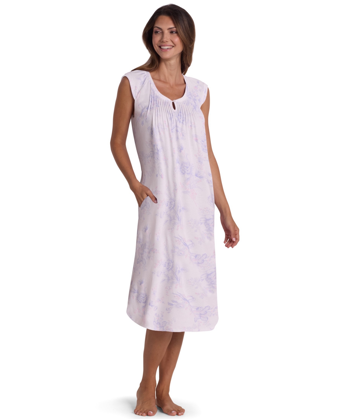 Click here for Miss Elaine Womens Scoop Neck Knitted Nightgown -... prices