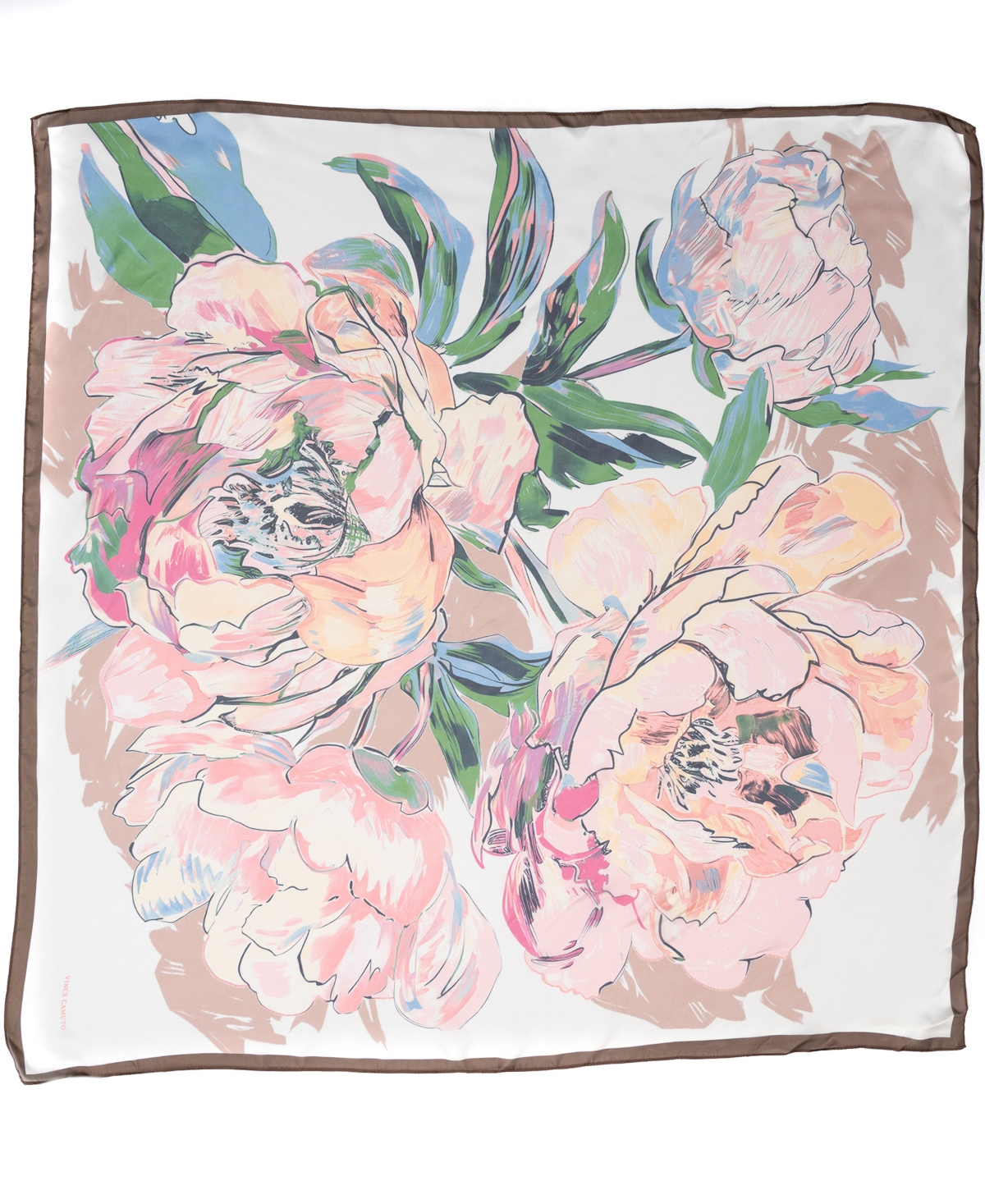 Click here for Vince Camuto Peony Square Scarf - Black Neutral prices